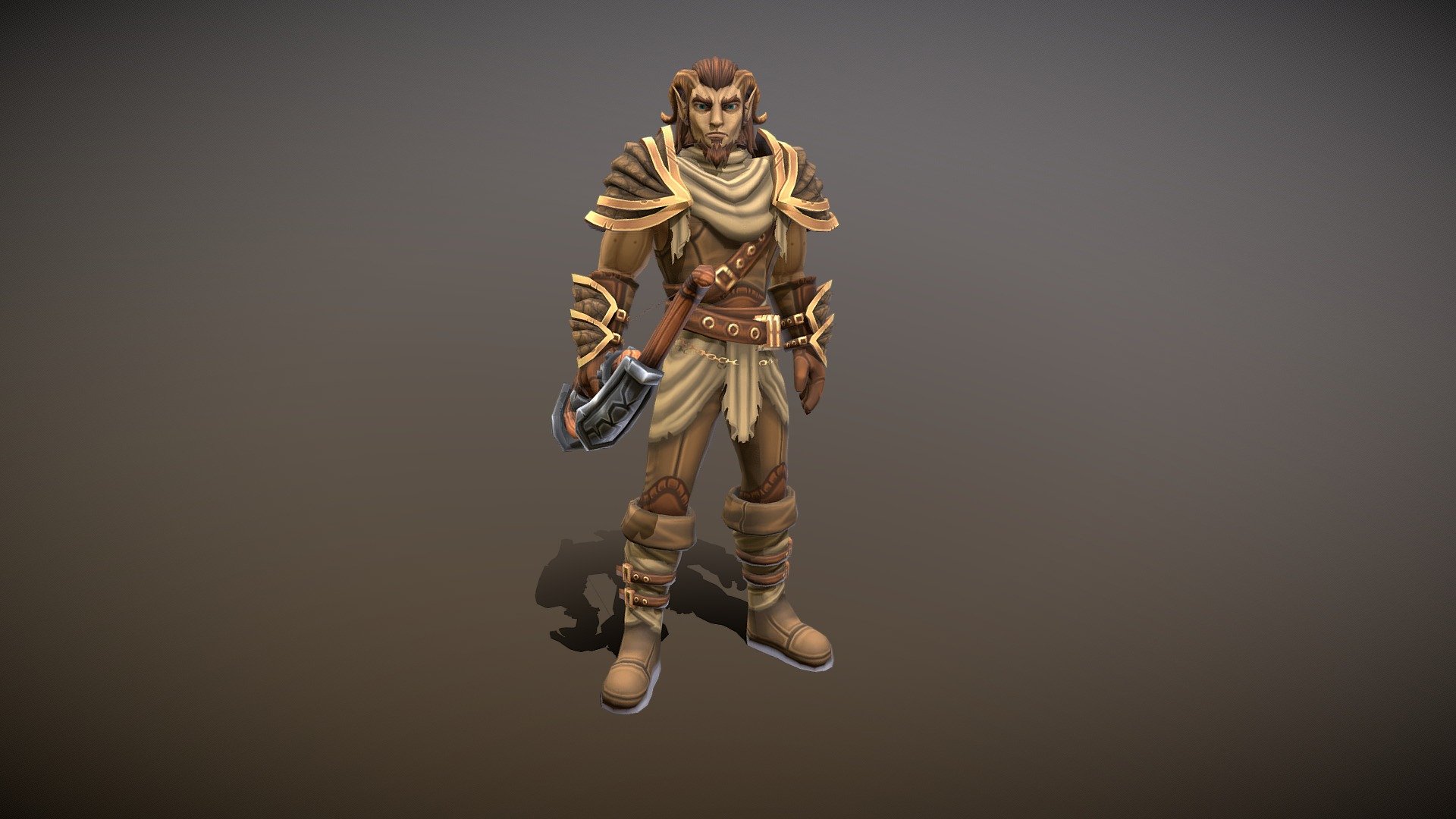 Faun Male (World of Epic Hunters) - 3D model by Adrian Wenek (@Adrian ...