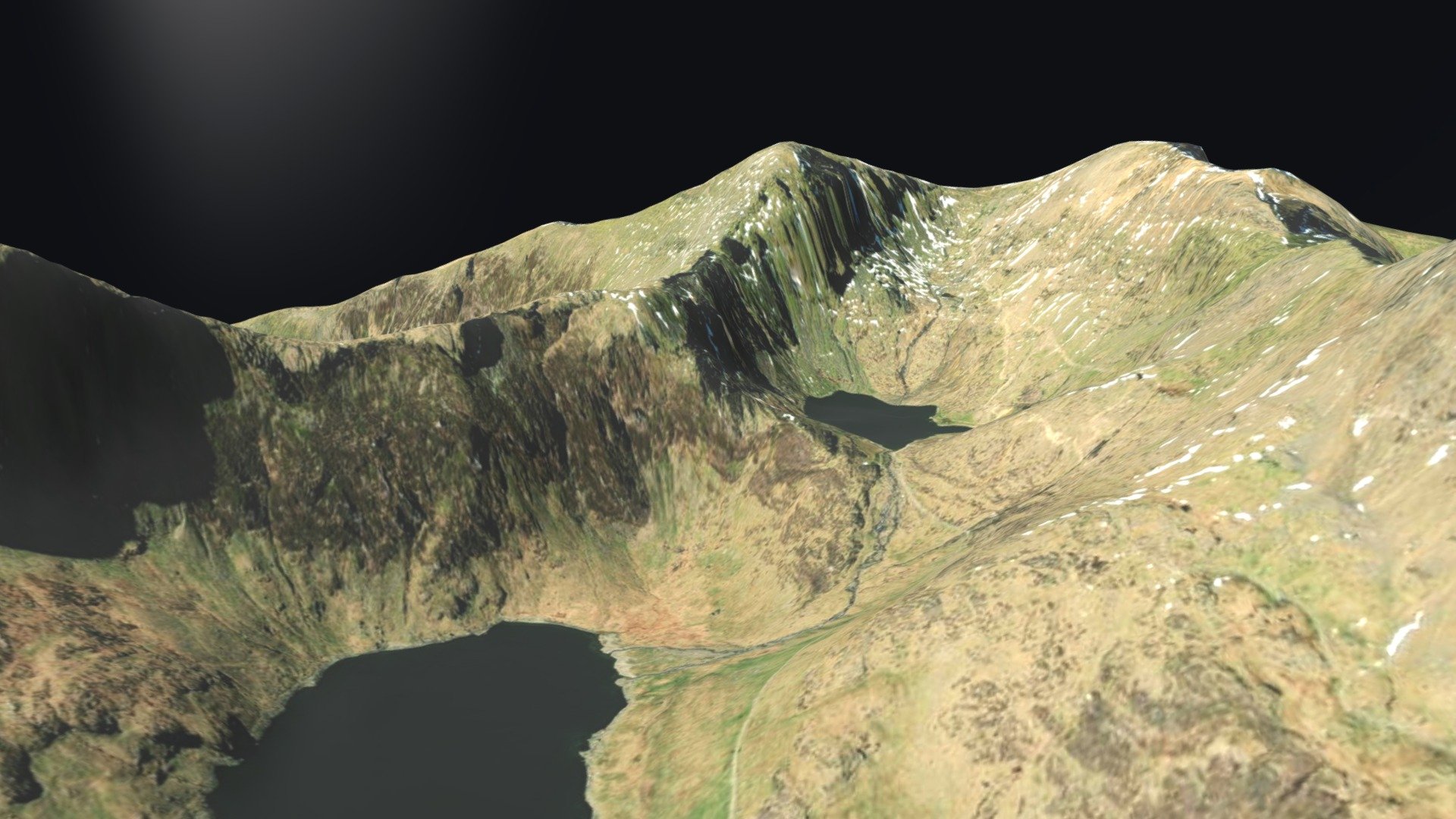 Snowdon, Caernarfon, Wales - Download Free 3D model by DamienMansell ...