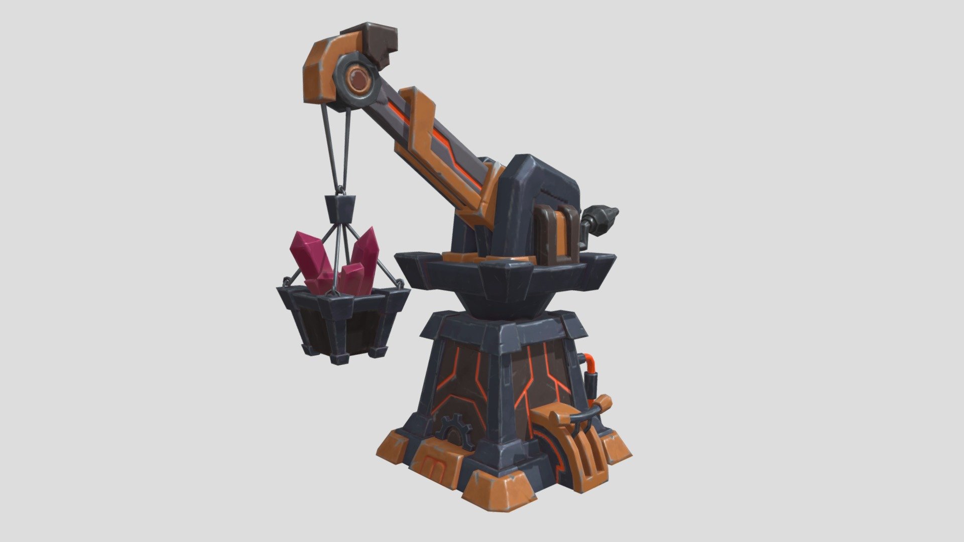 PBR Crane Model of Torchlight Infinite - 3D model by zangagamesart ...