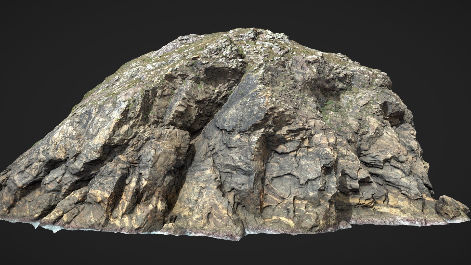 Big Coastal Cliff Scan F - Buy Royalty Free 3D model by Per's Scan ...