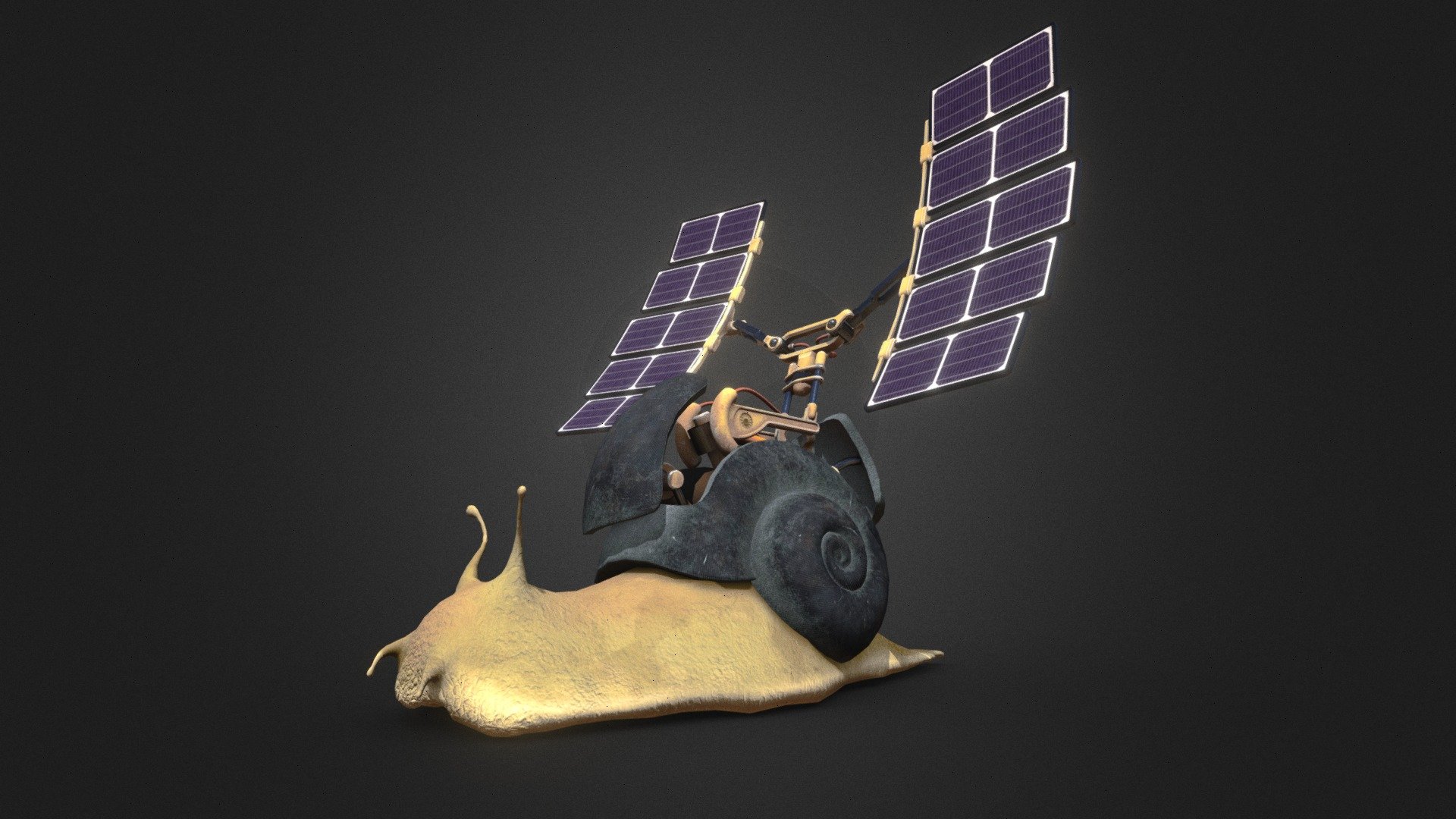 Mecha_snail - 3D model by BSiorek [87b780c] - Sketchfab