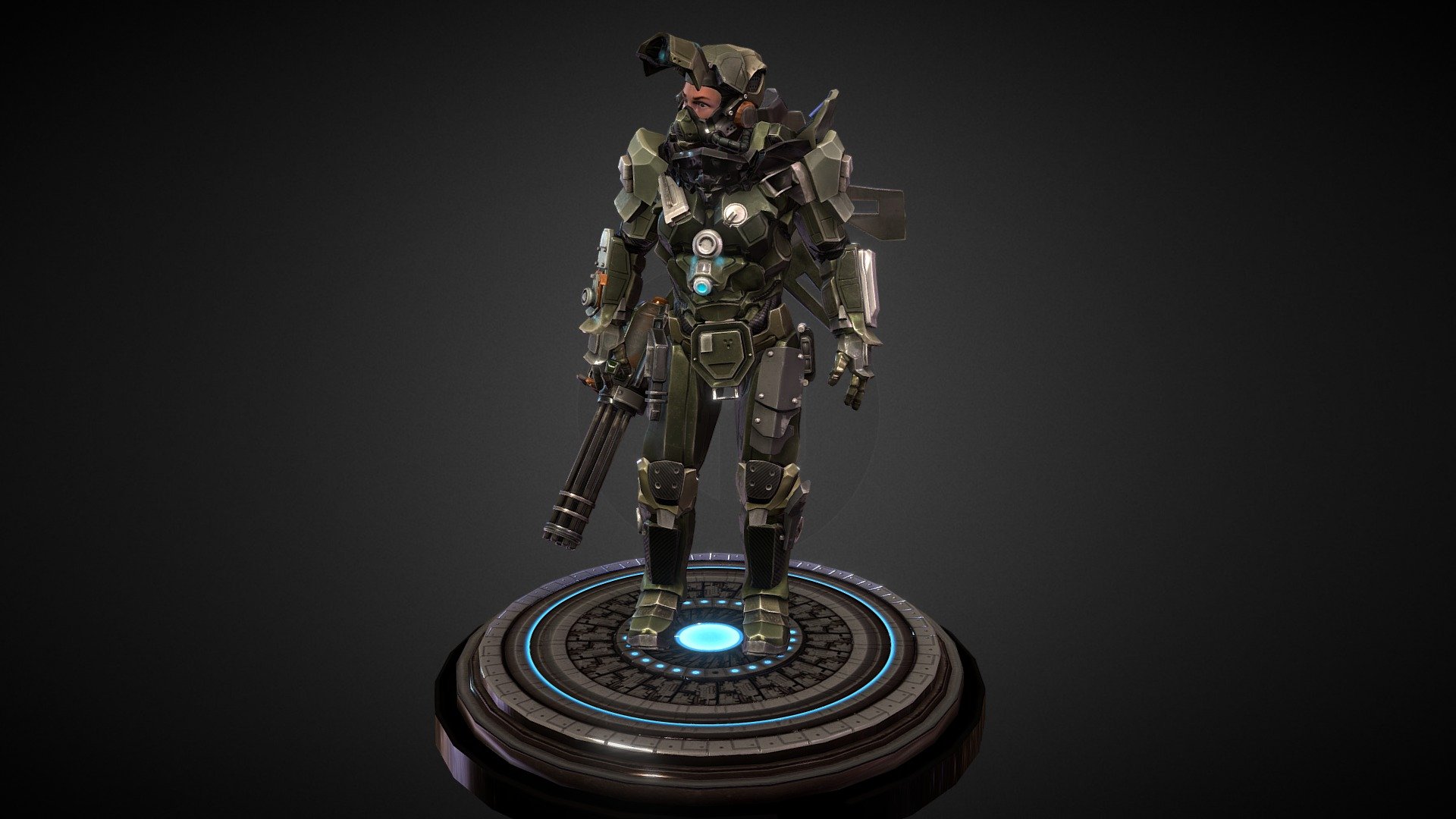 Space Marine CAT - 3D model by deko (@deko_ai) [87bb43d] - Sketchfab