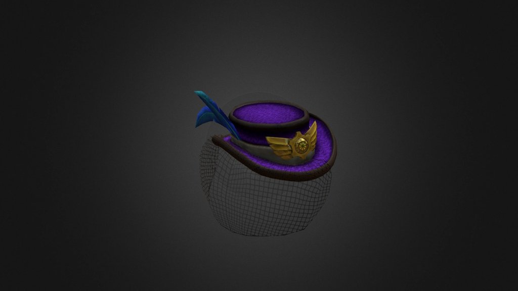 Dapper Dame's Hat and Veil - 3D model by philsip [87bb853] - Sketchfab