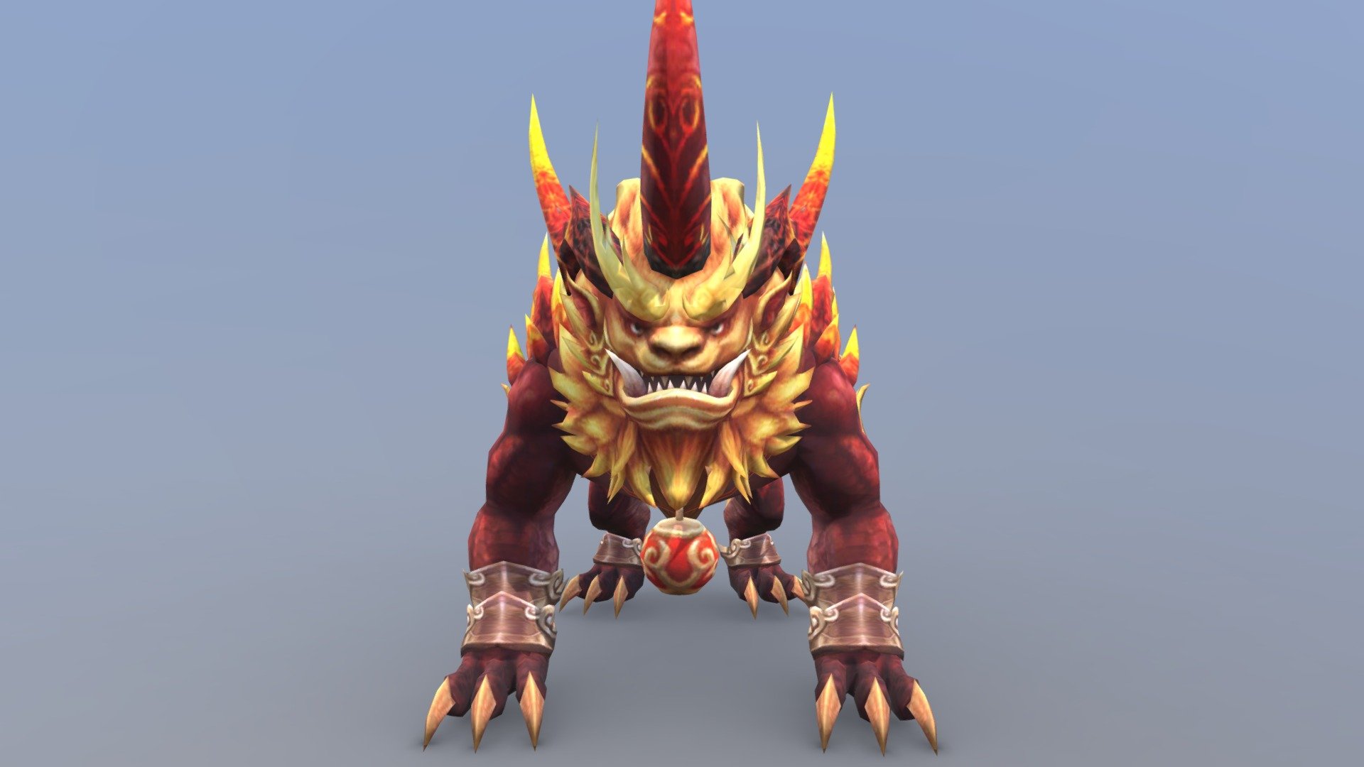 Leone Shi Ming - 3D model by Bamboomt2 (@bmt2) [87bd69b] - Sketchfab