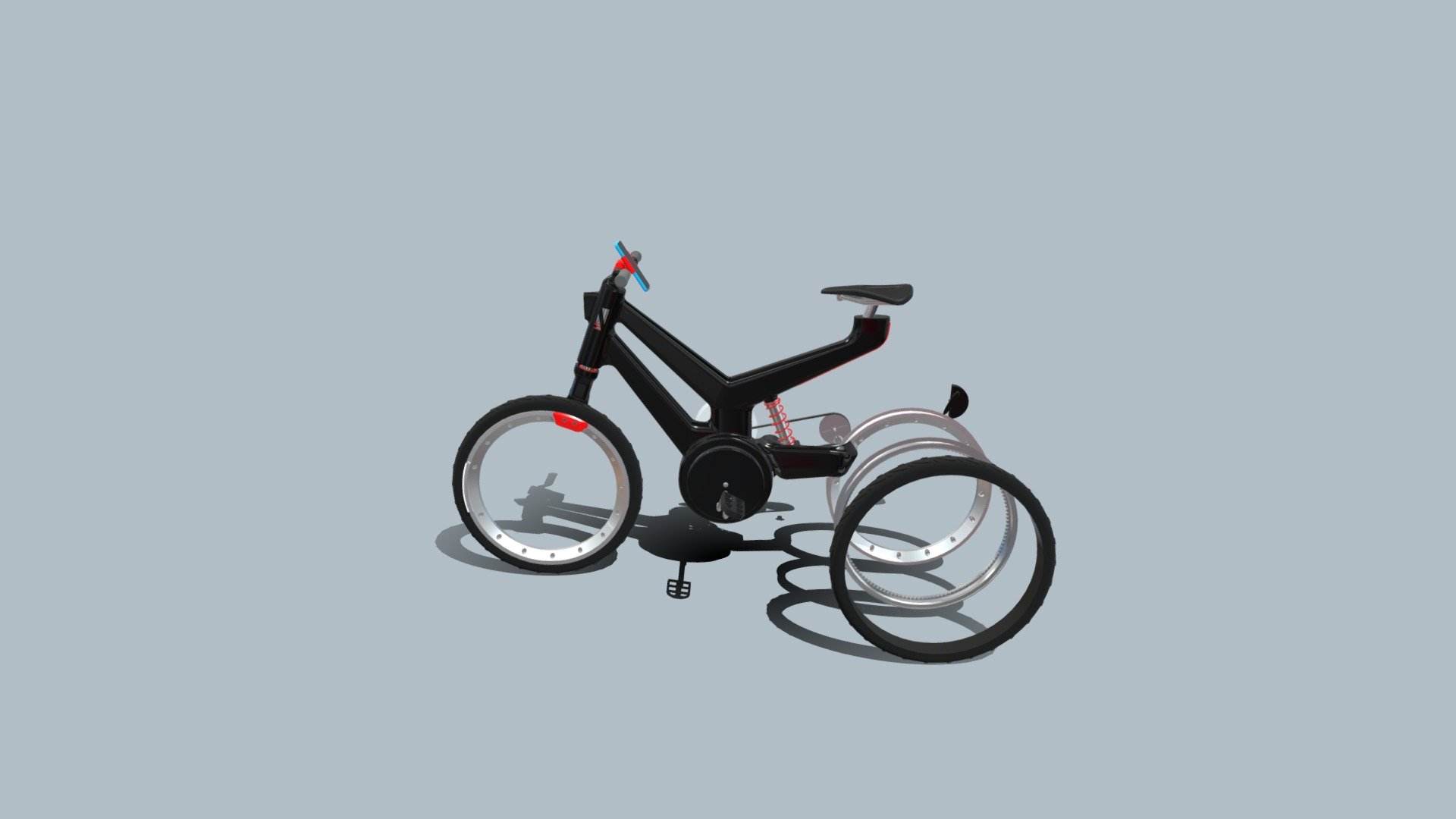 Cyclone Bike Hybrid By Matt Norris - 3D model by product design ...