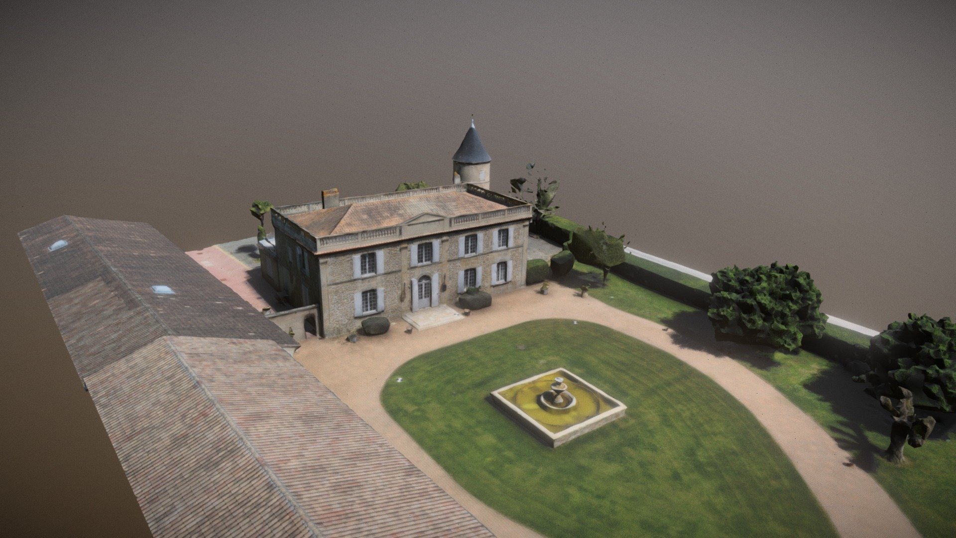 Chateau - 3D model by DronesIcare [87be411] - Sketchfab