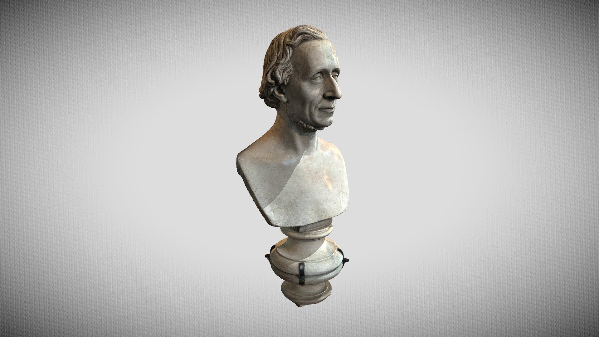 Hans Christian Andersen bust - Download Free 3D model by MortenLu ...