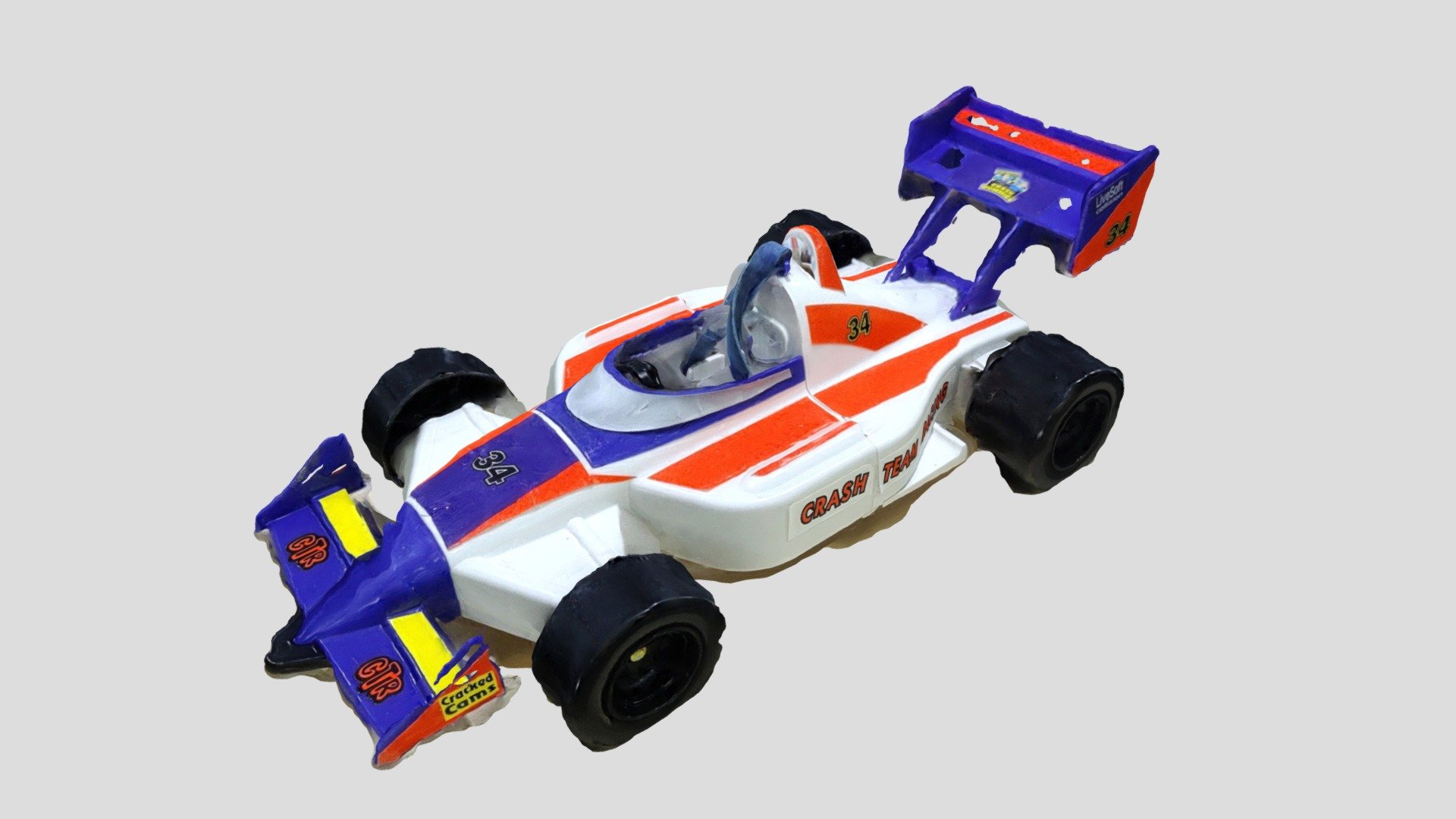 Crash Dummies Racing Jackknife white - Download Free 3D model by ...