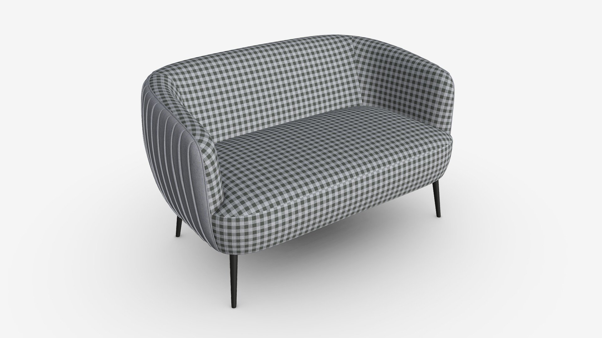 Sofa Accent 2-seater - Buy Royalty Free 3D model by HQ3DMOD ...