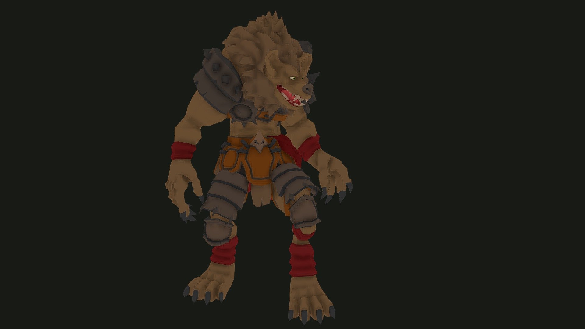 Gnoll Creature - 3D model by Thomas.Osterhammel (@Thost) [87c2881 ...