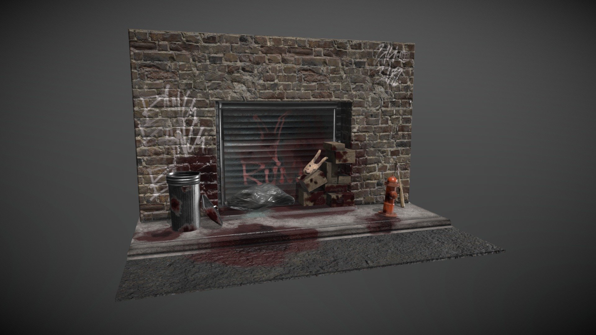 6 Props - Horror Alleyway - 3D model by Mikael Beane (@mikaelrune ...