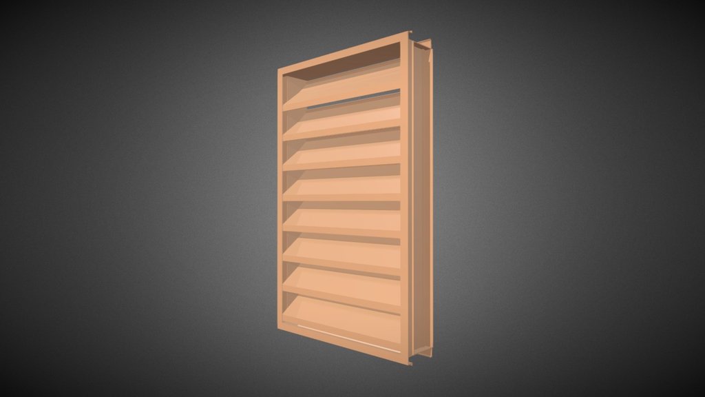 1604JF Louver - 3D model by Nailor [87c58be] - Sketchfab