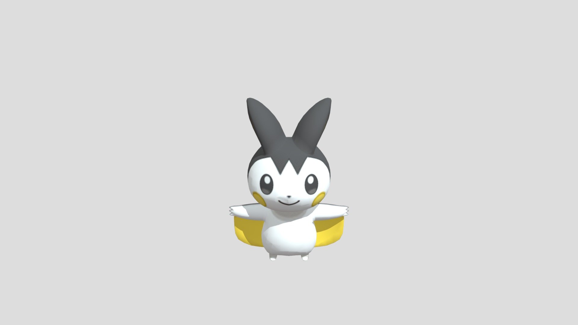 3DS - Pokemon X Y - 587 Emolga - Download Free 3D model by Oui ...