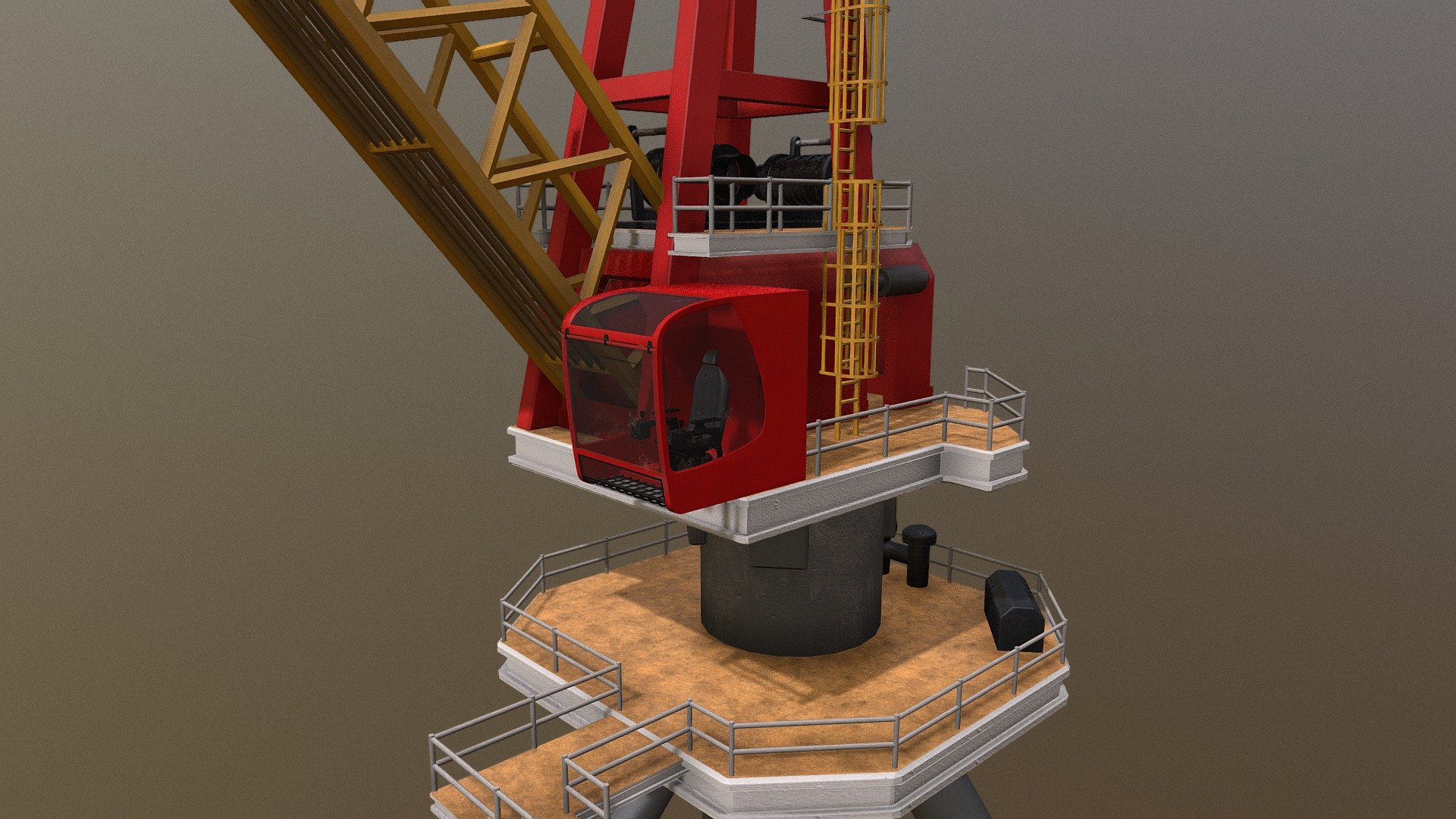Crane - 3D model by Digital Twin Studios (@DigitalTwinStudios) [87c8ee5 ...