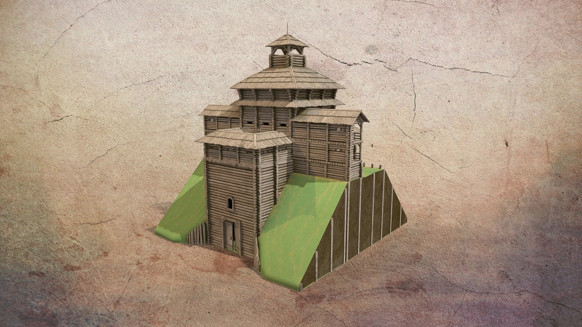 Jewish Gates - 3D model by eMuseum [87cc895] - Sketchfab
