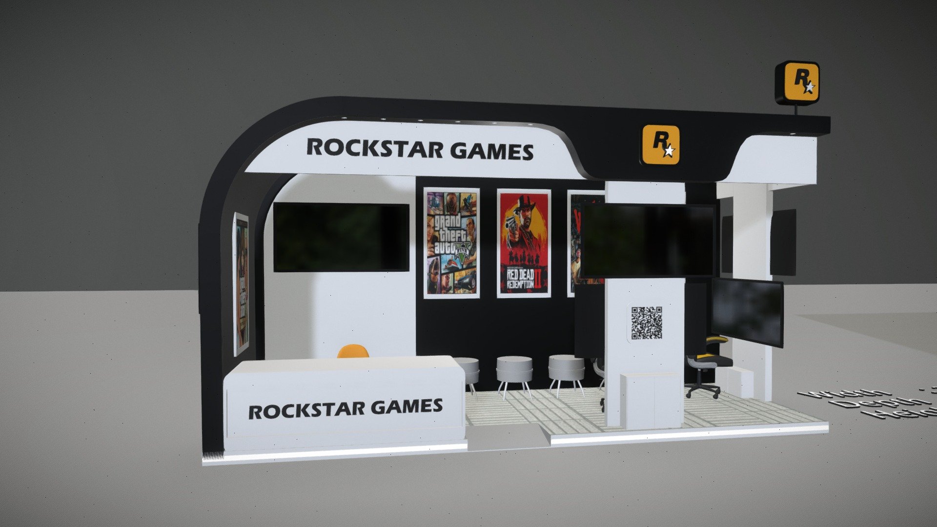 Rockstar Gaming - 3D model by rtejafx [87cfa3d] - Sketchfab