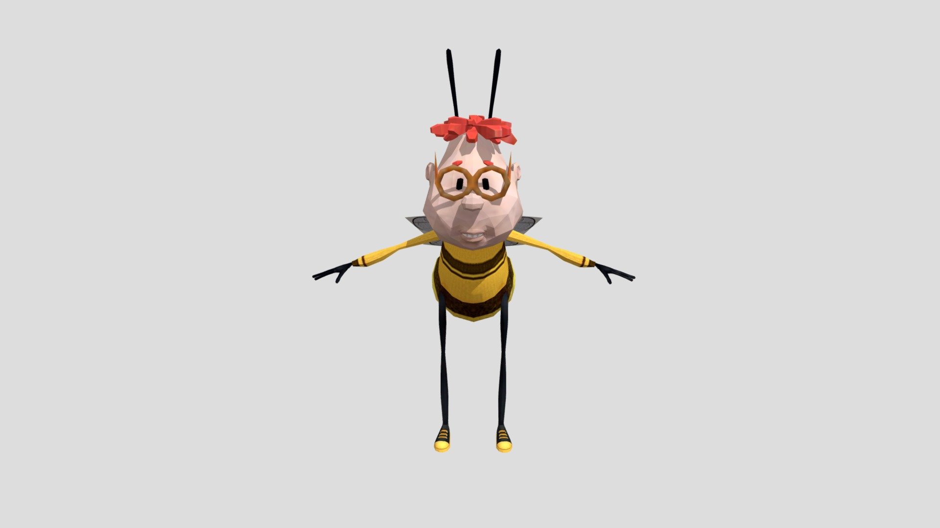 Carl Wheezer as Barry B Benson - Download Free 3D model by ...