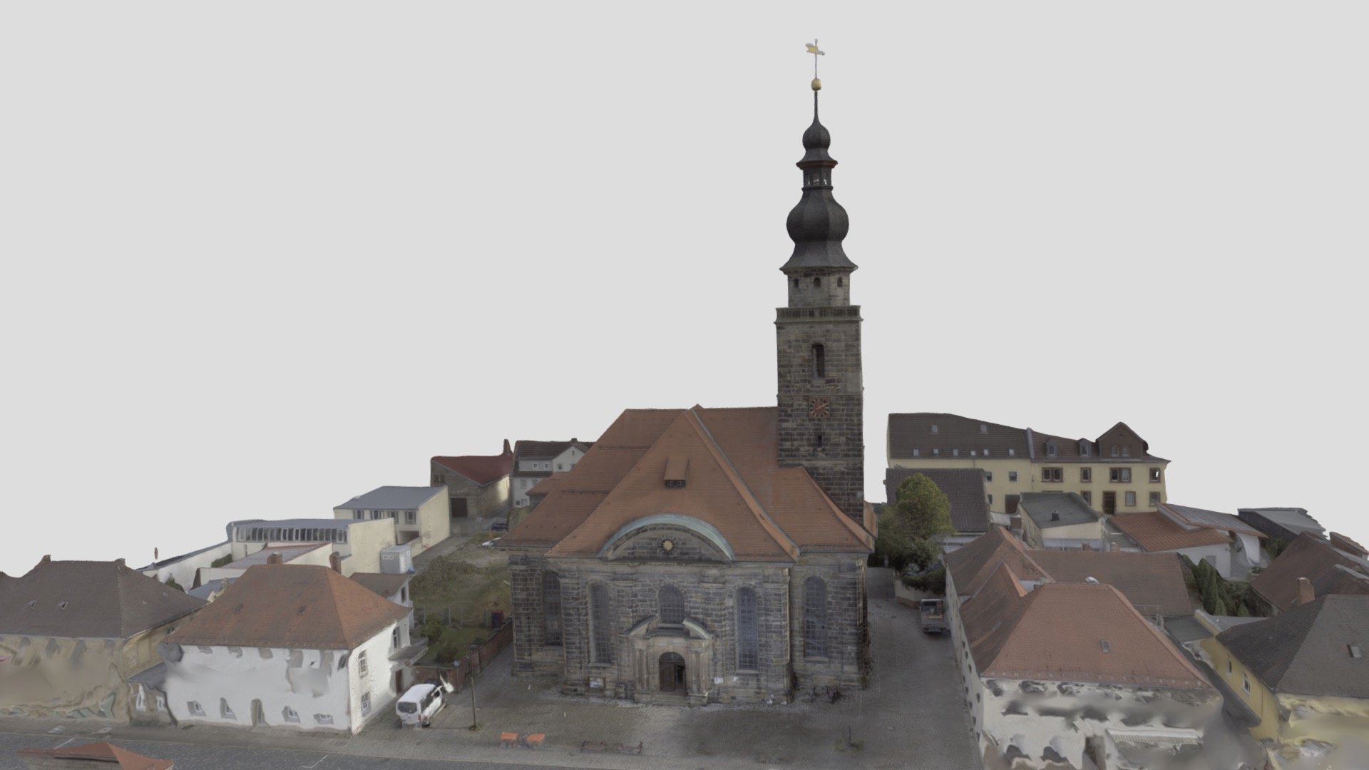 Ordenskirche Bayreuth St.Georgen - 3D model by etage-music [87d06b2] - Sketchfab