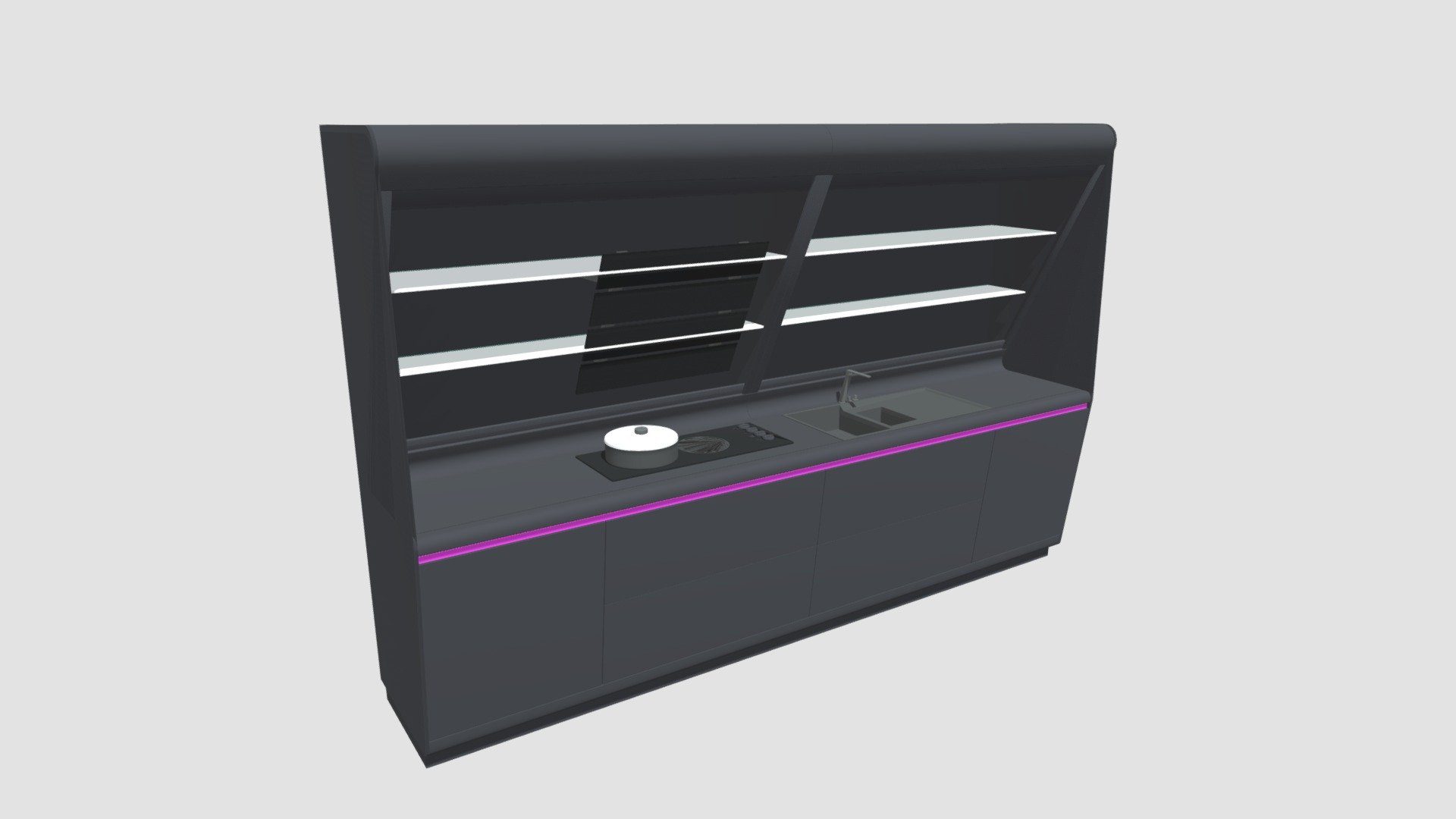 kitchen - Buy Royalty Free 3D model by Evermotion [87d29f7] - Sketchfab ...