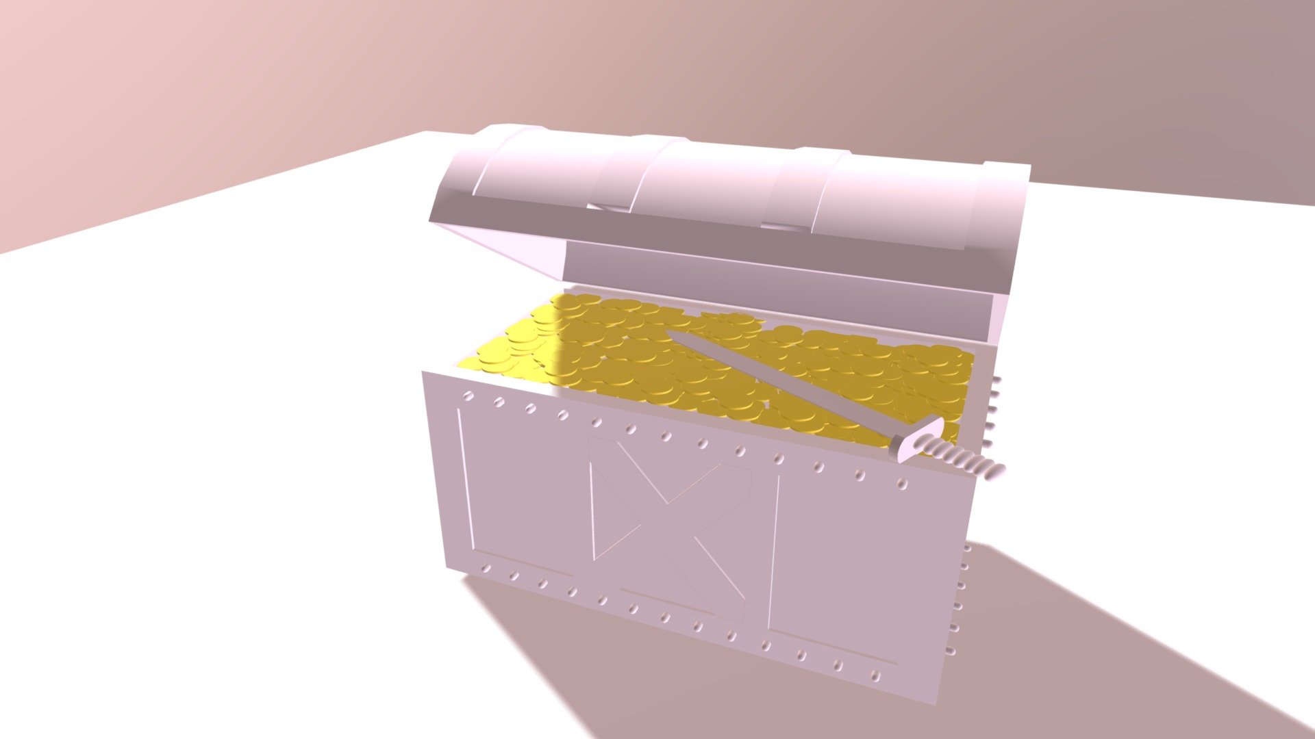 Treasure Chest - 3D model by wxam [87d35aa] - Sketchfab