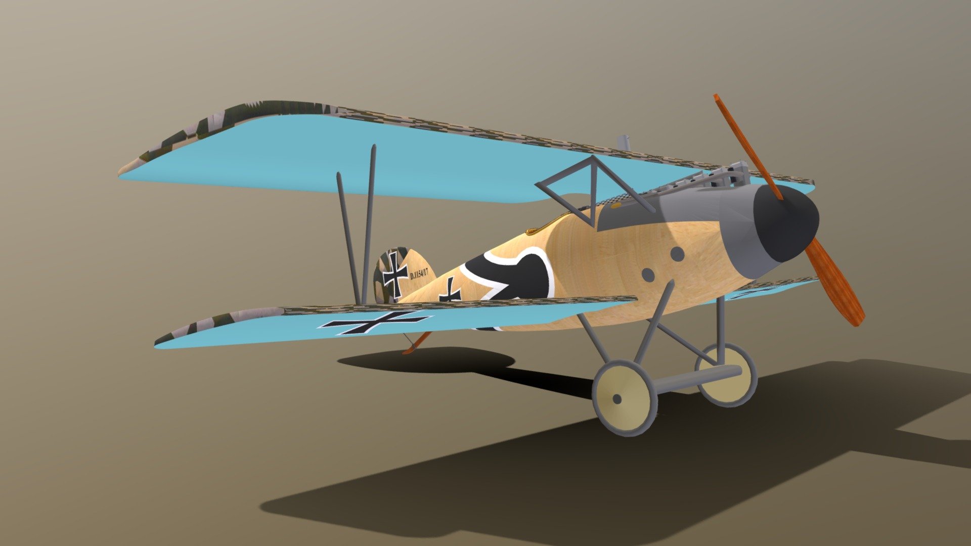 German Albatros D.V - Download Free 3D model by 42manako [87d4789 ...