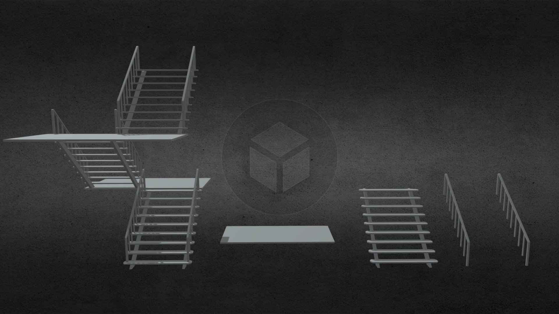 Sci-fi ladder draft - Download Free 3D model by drakula_graf [87d57a5 ...