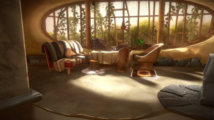 Hobbit-house 3D models - Sketchfab