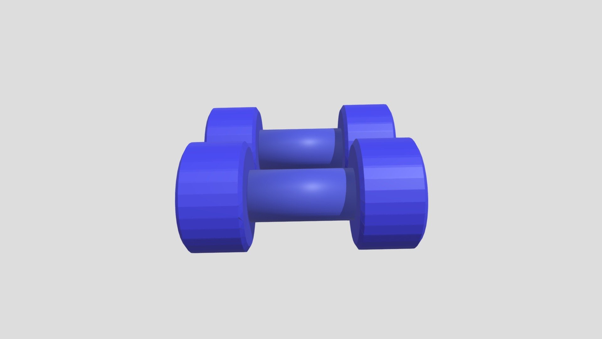 Dumbbells Set Blue color - Download Free 3D model by devendra5512 ...