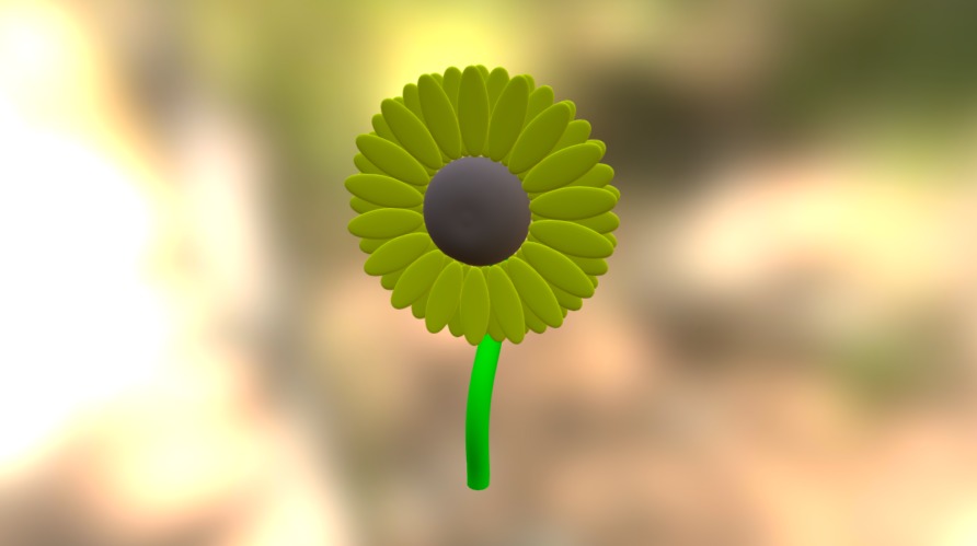 Flower - 3D model by benfire [87db2c5] - Sketchfab