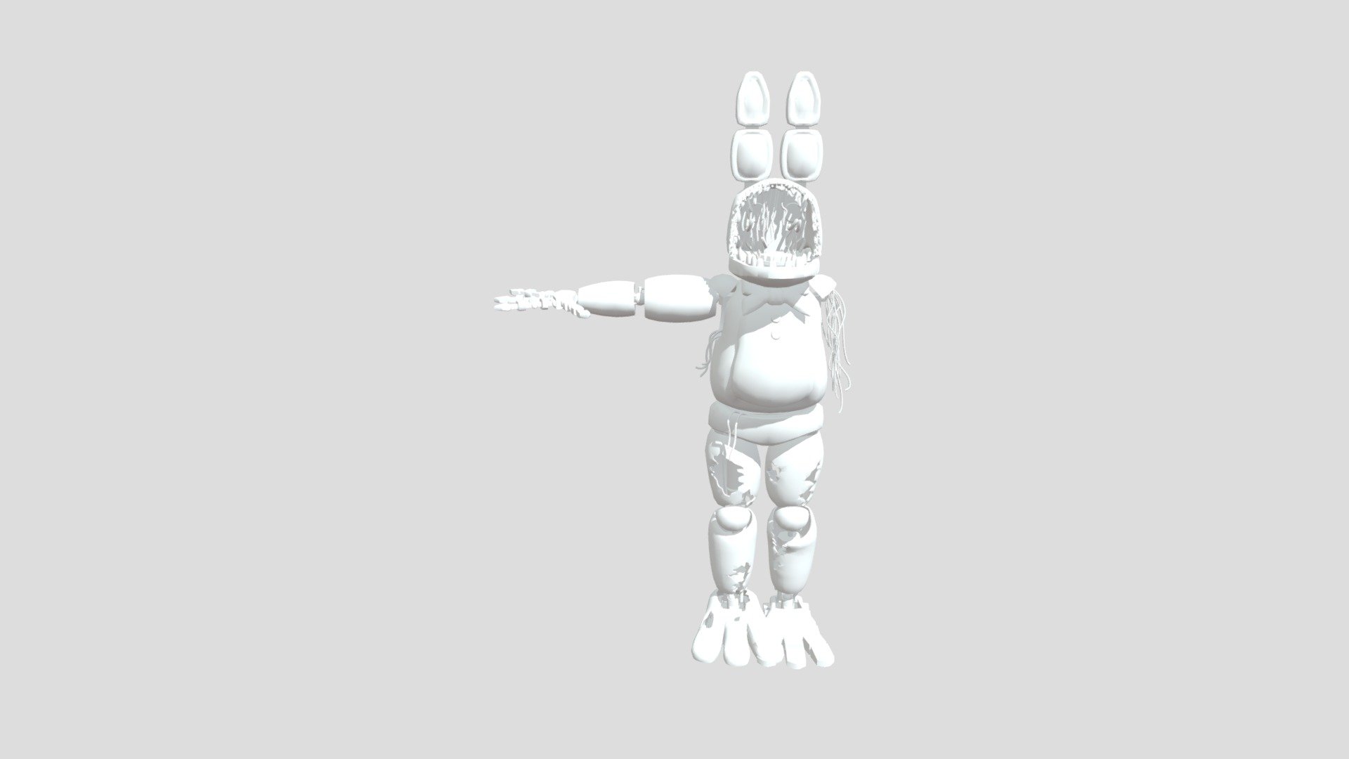 Withered Bonnie - 3D model by ClodStreef [87dba08] - Sketchfab