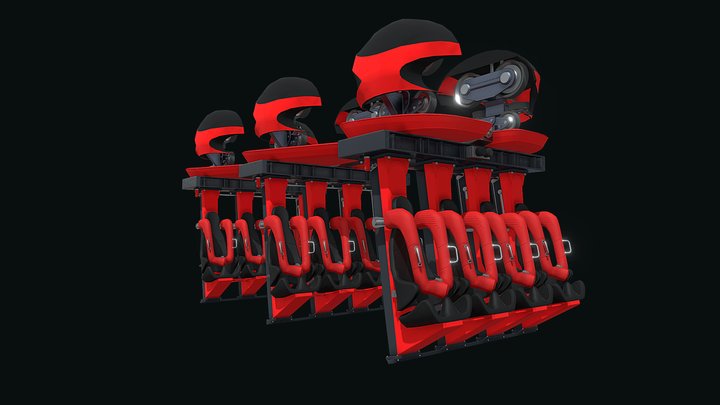 Roller-coaster 3D models - Sketchfab
