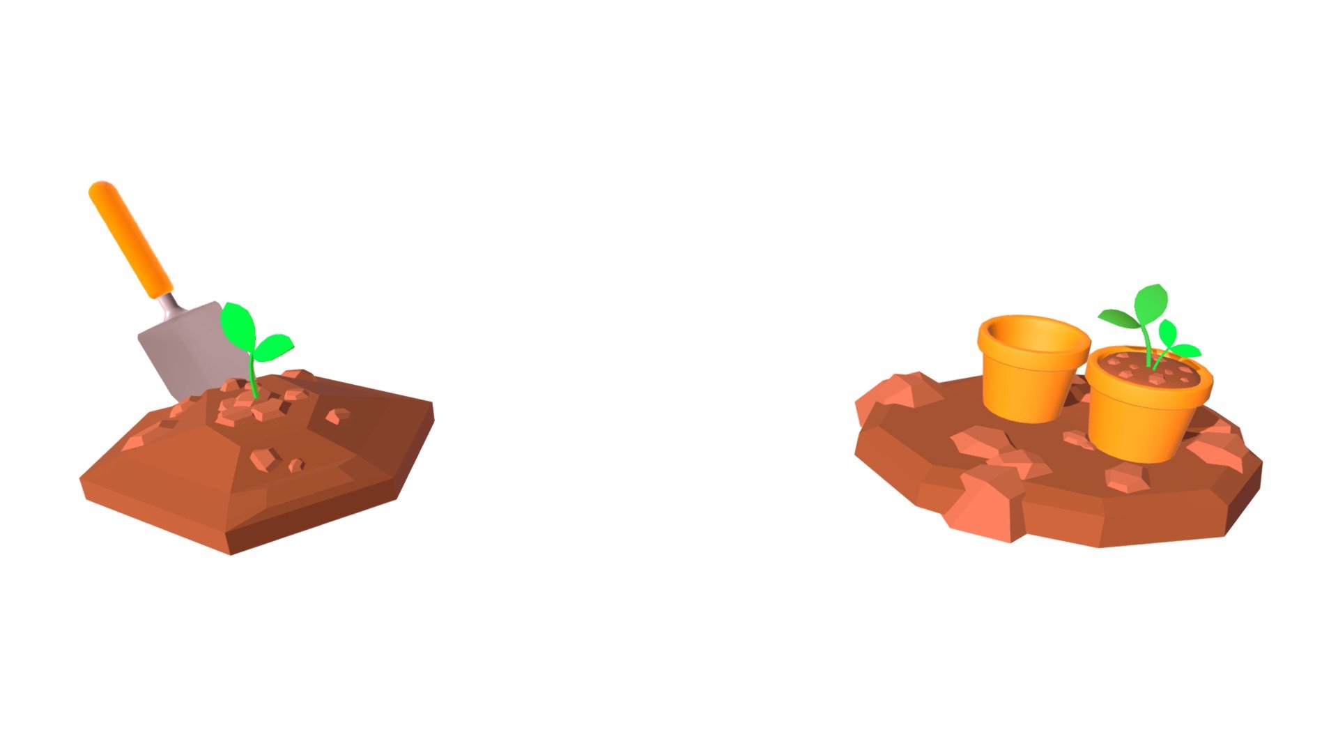 Gardening, Greens & Grit - Buy Royalty Free 3D model by LizG (@LizG5 ...