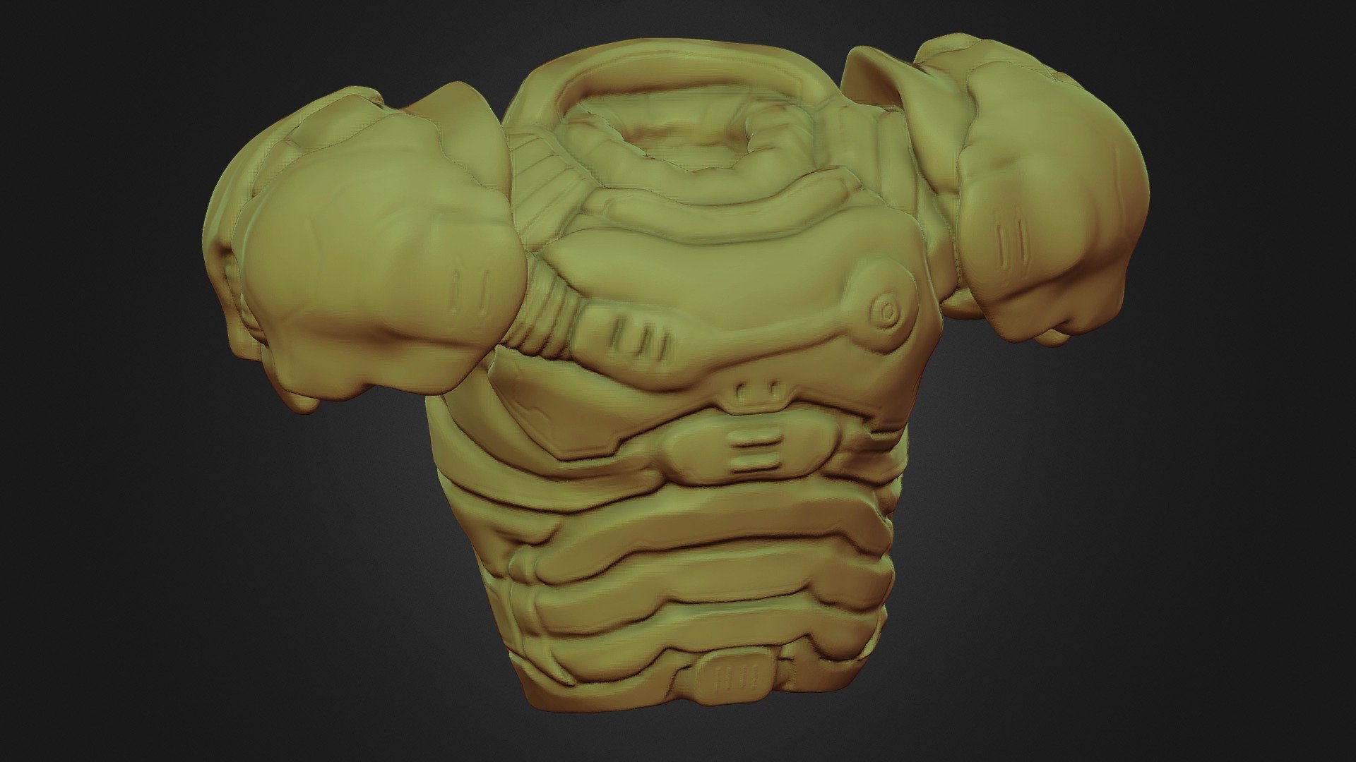 Doom Slayer Body Armor - Buy Royalty Free 3D model by 3DHArt [87e06c7 ...