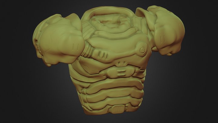 Doomguy 3D models - Sketchfab
