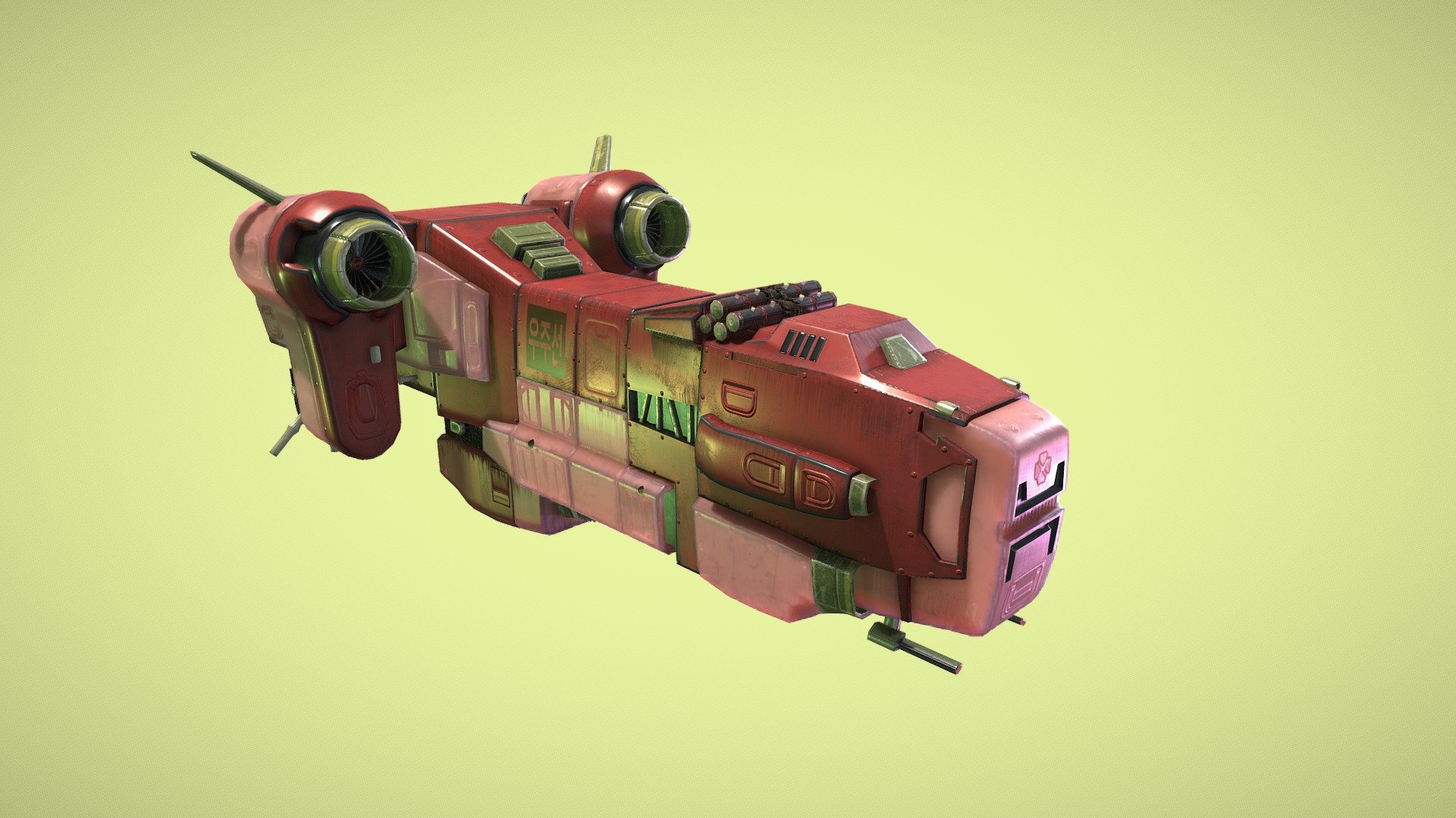 Starship2 - Download Free 3D model by Alex Borisov (@AlexBorisov ...