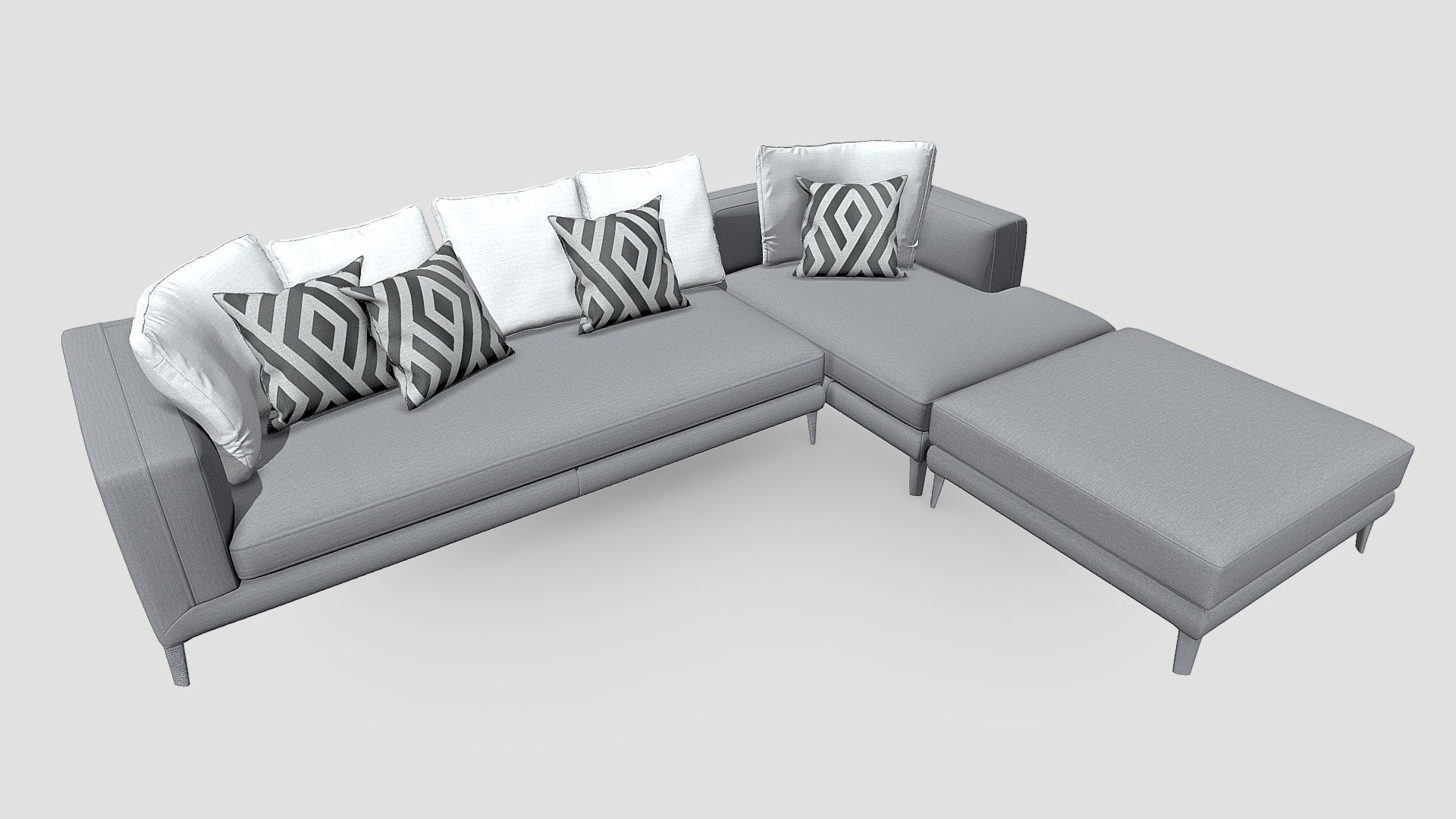Sofa Maxalto Dives Soft - Buy Royalty Free 3D model by Augusto.Angulo ...