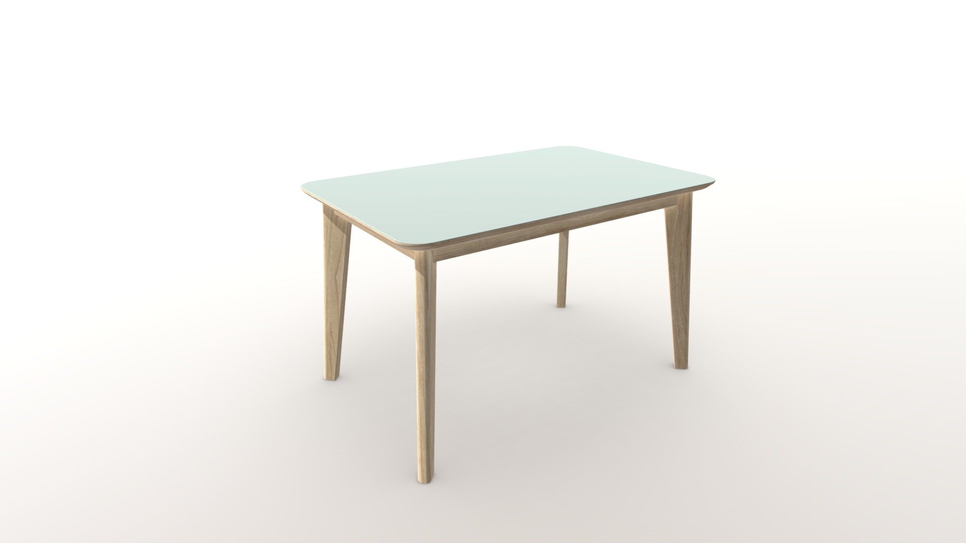 Linoleum Dining Table for 4 - Buy Royalty Free 3D model by interior ...