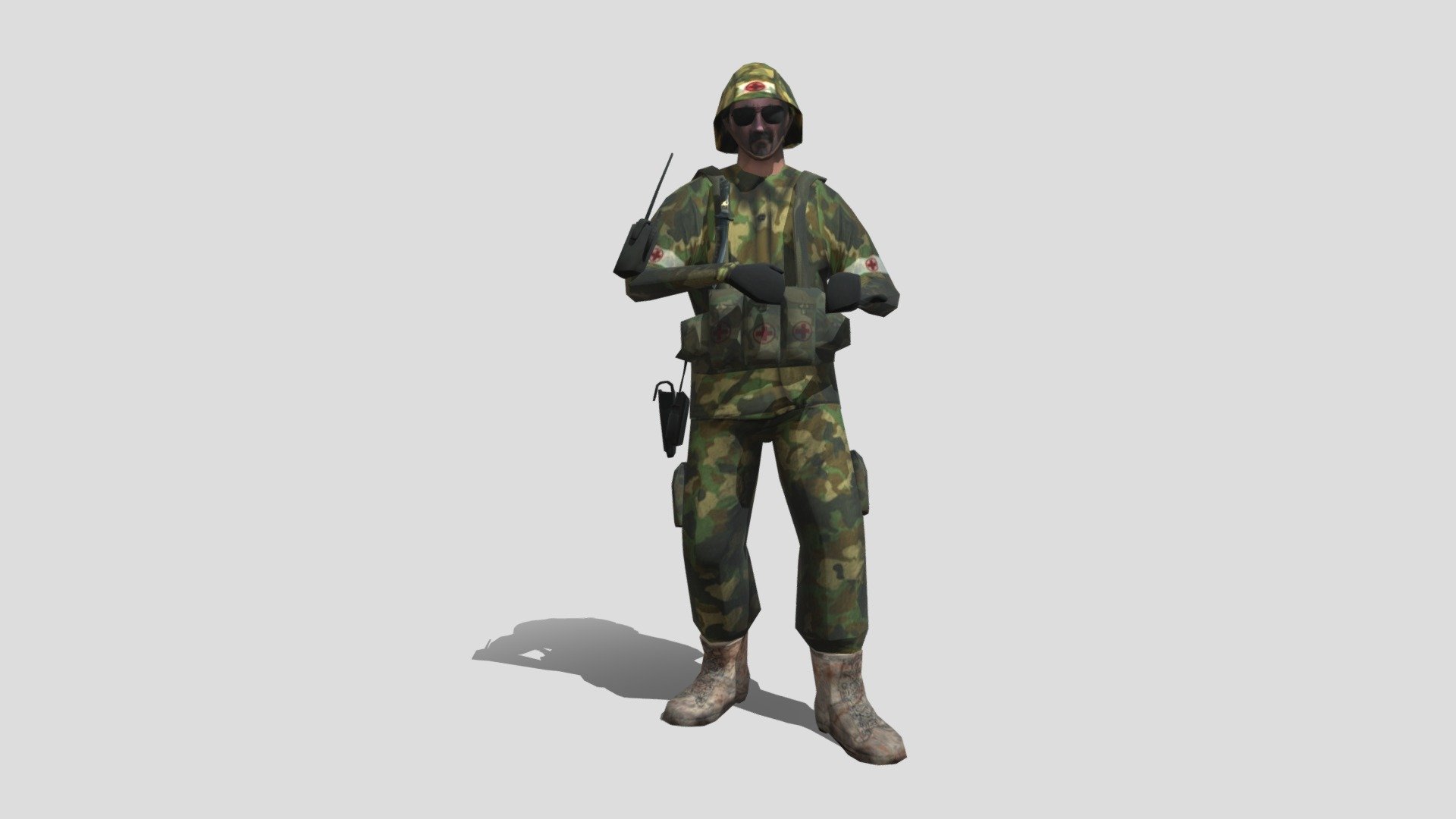 Animated soldier 4 - 3D model by unrealteze [87e5c3c] - Sketchfab