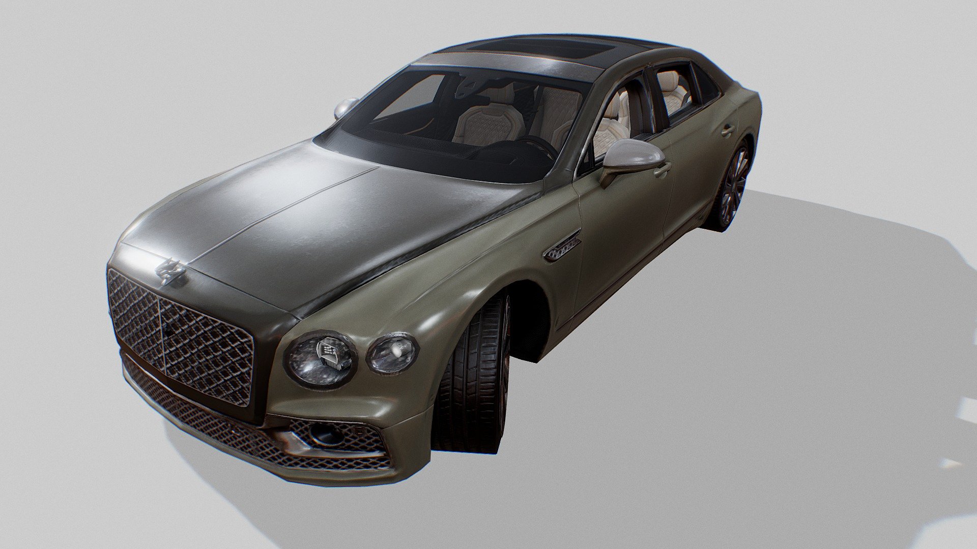 Bentley Flying Spur 3d Model - 3D model by Falah3D (@3dFalah) [87e6ac4 ...