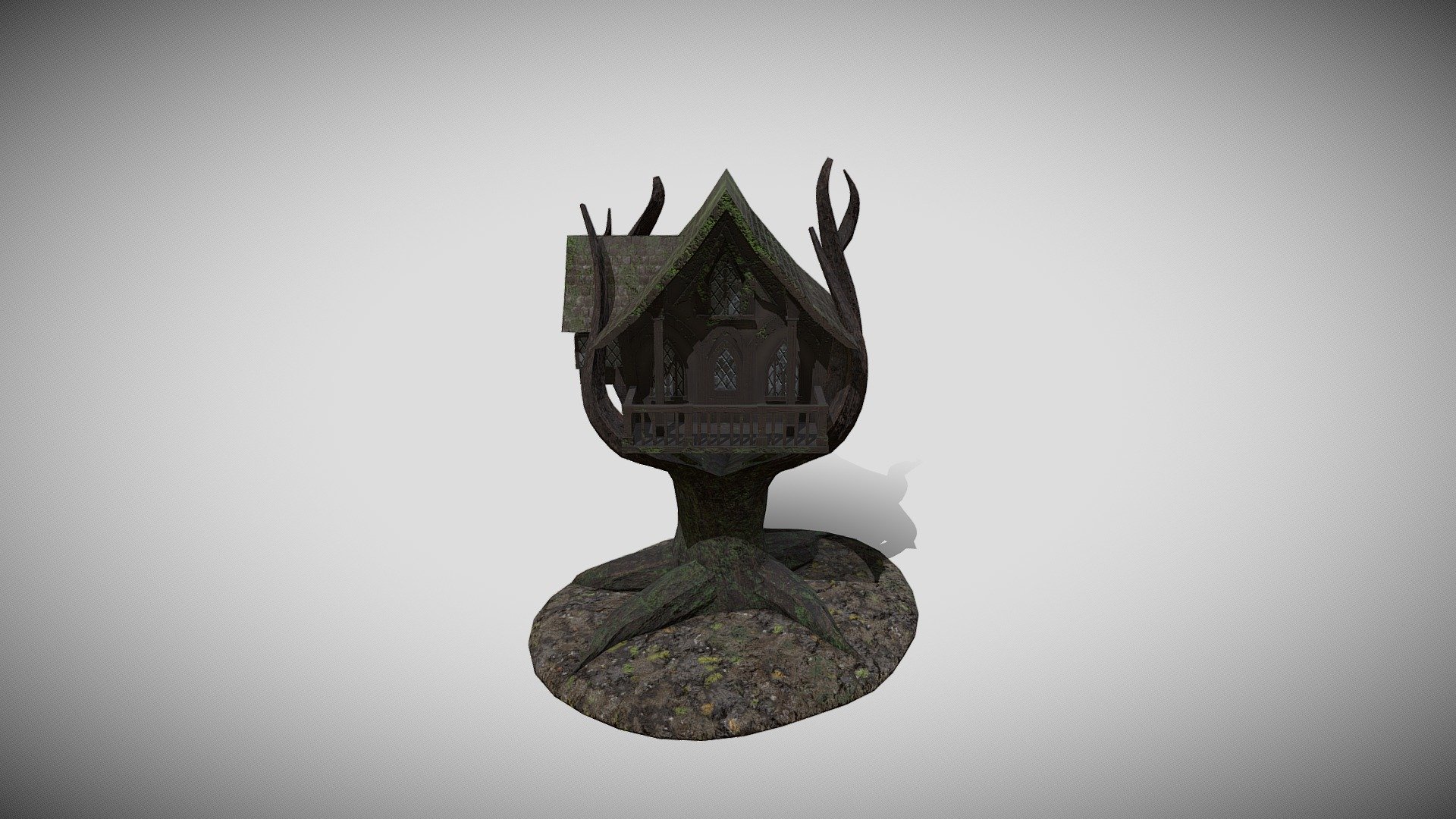 Gothic Treehouse 3D modeling - 3D model by ambersdreamscape [87e76fb ...