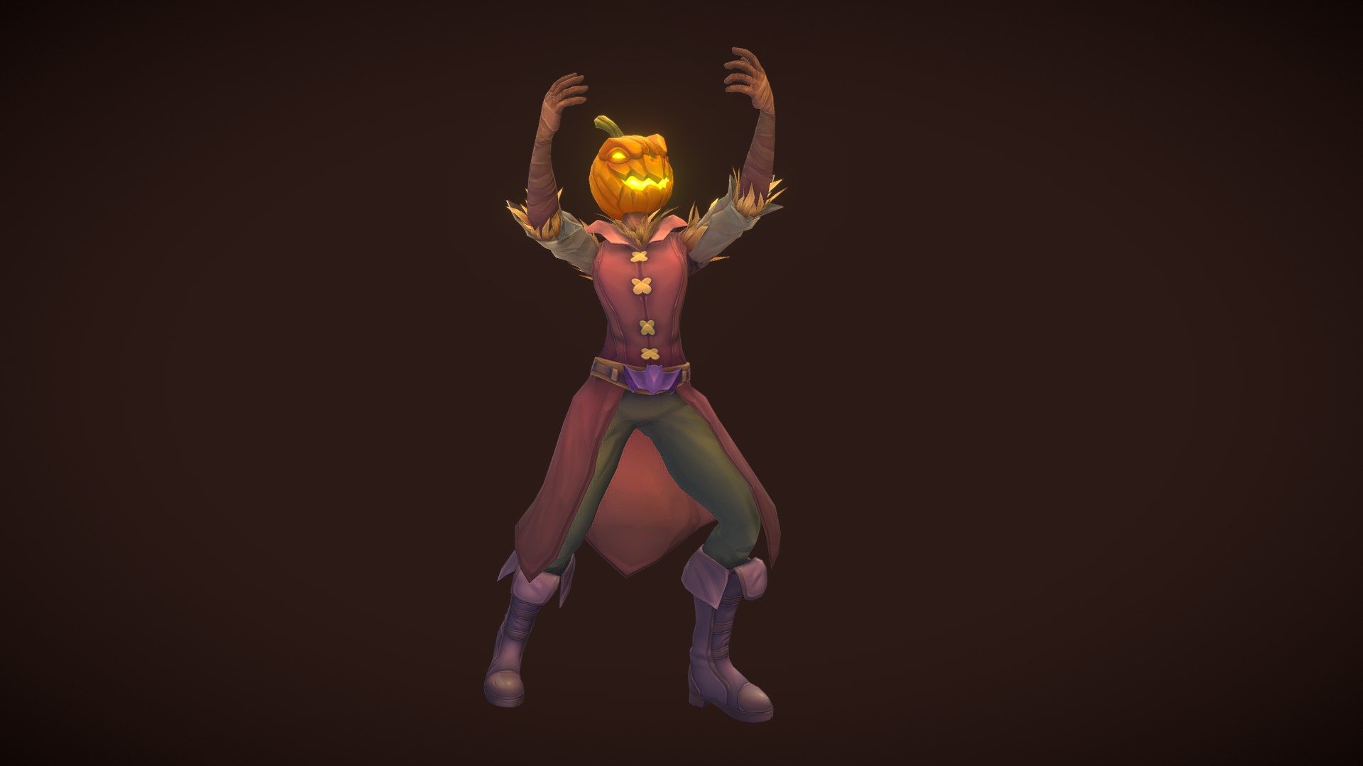 Stylized Human Female Pumpkin(Outfit) - 3D model by N-hance Studio ...