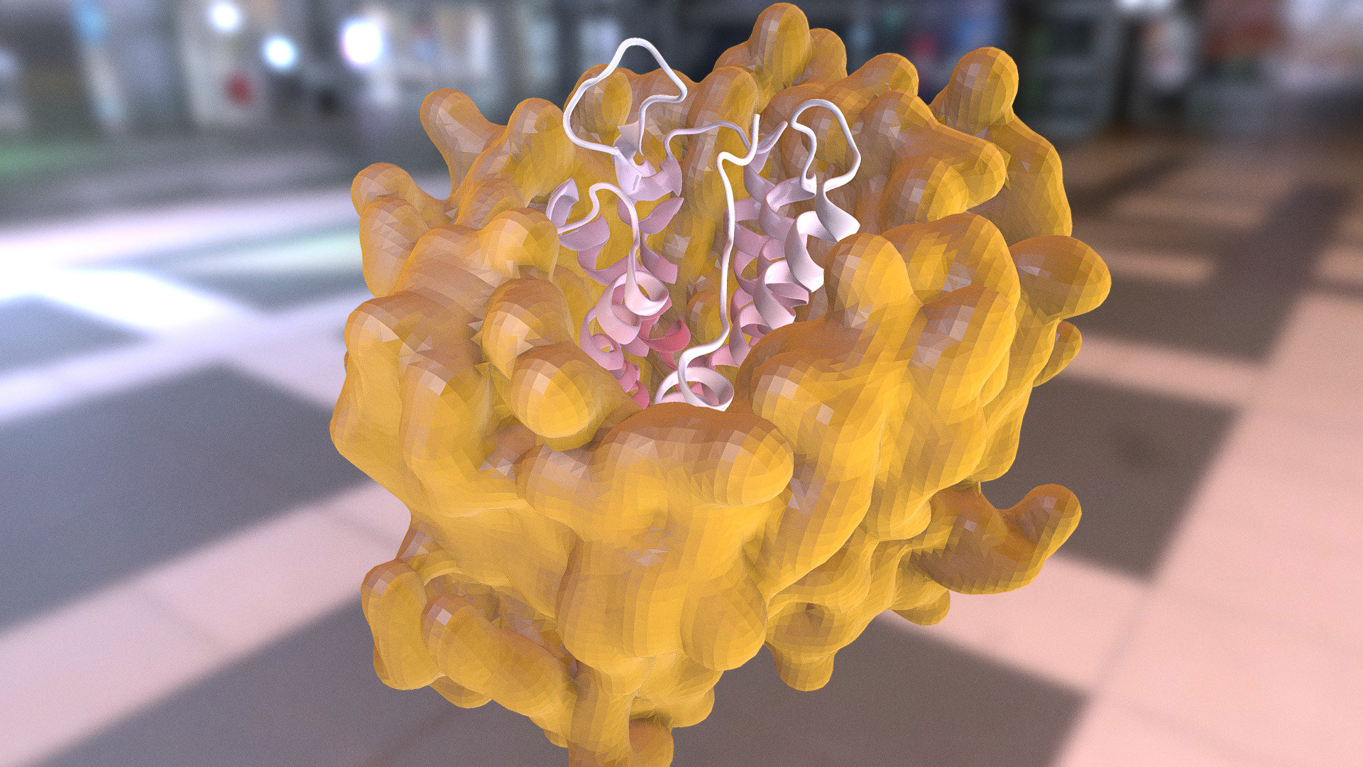 Membrane + Receptor - 3D model by Nicolas Floquet (@floquet.nicolas34 ...