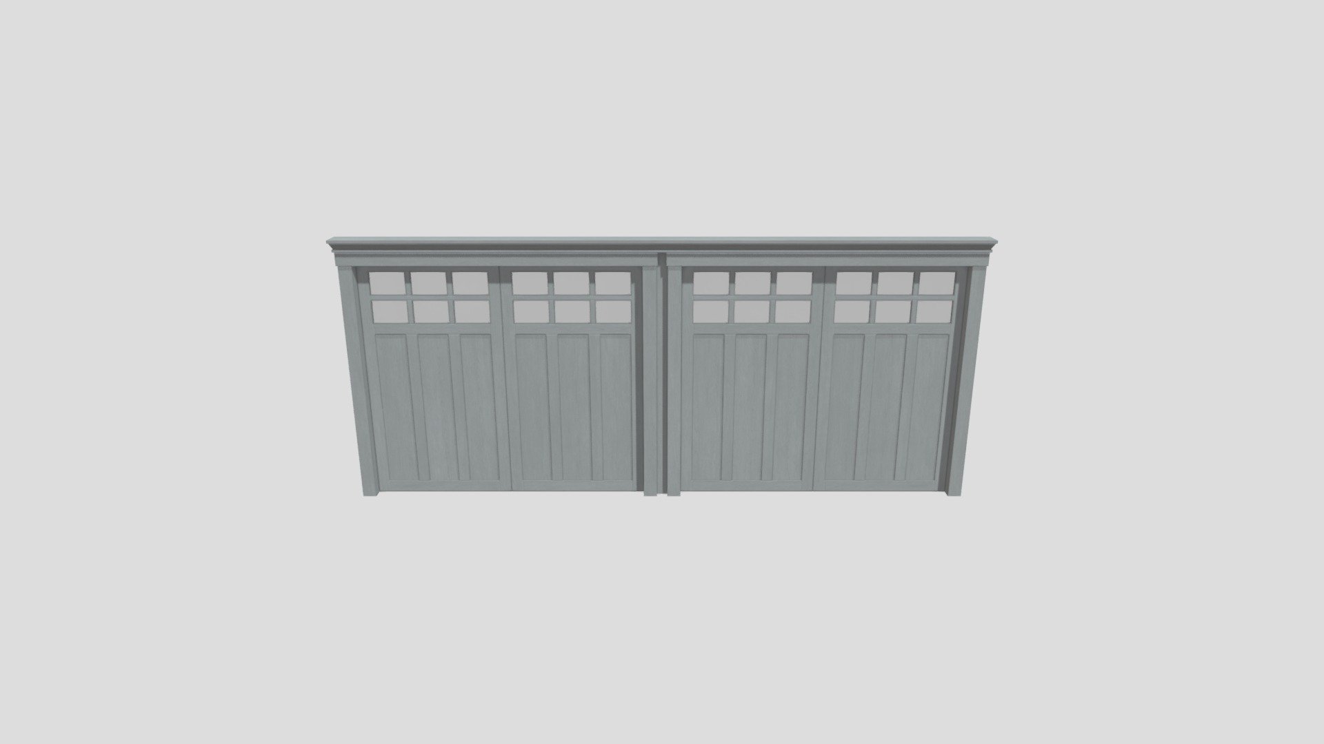 garage gate 103 AM243 Archmodel - Buy Royalty Free 3D model by ...