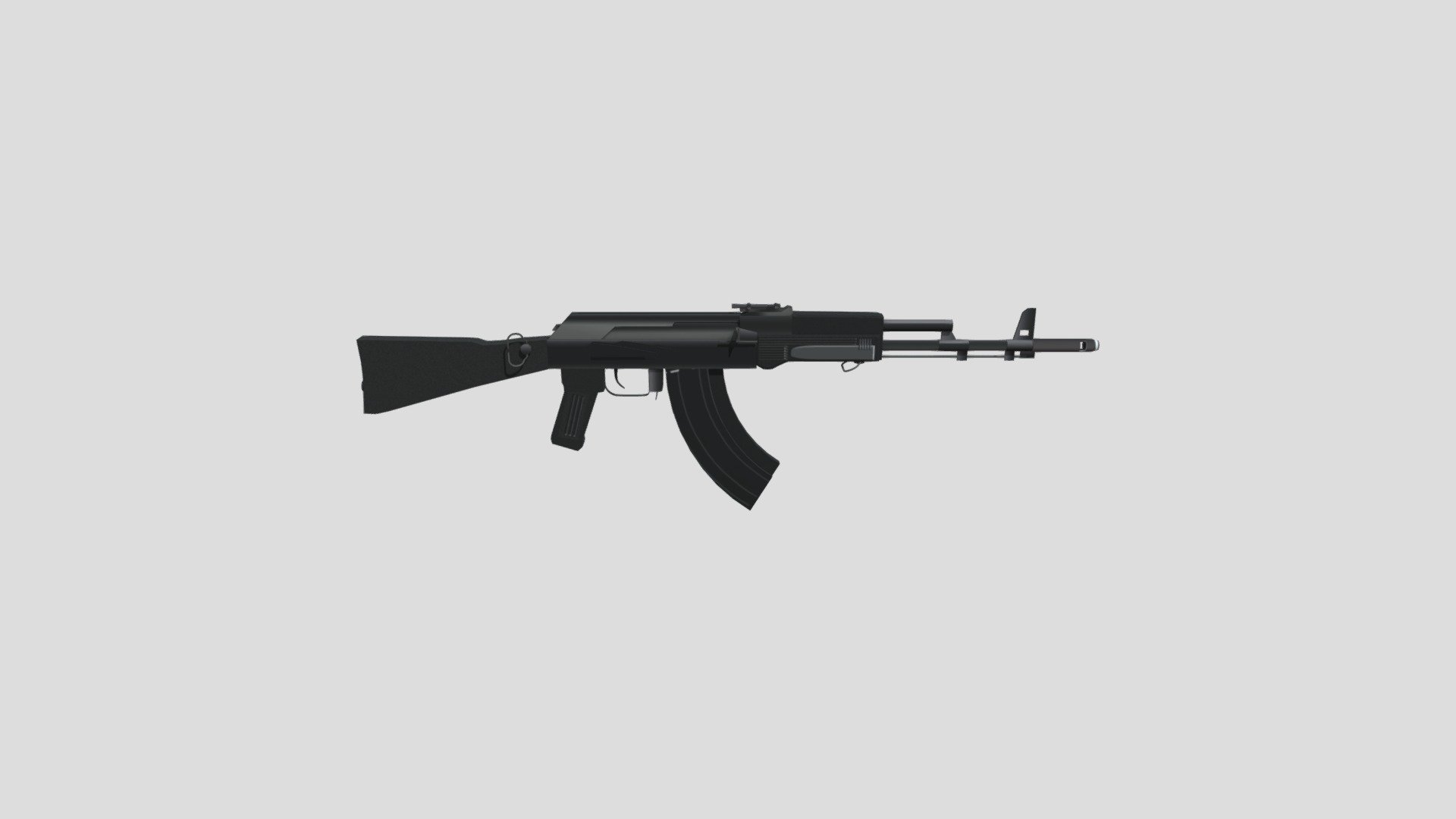 Low Poly AK-103 - 3D model by Forwardnow27 [87e9e3d] - Sketchfab