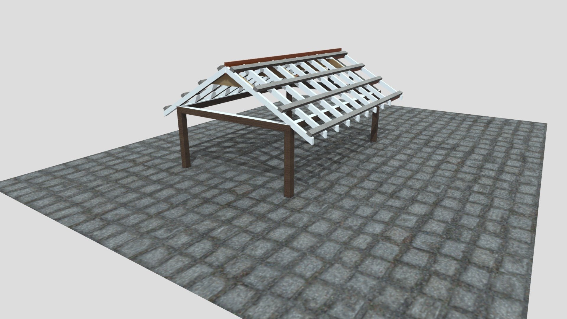 Roof Frame - Download Free 3D model by thitipat [87eabc4] - Sketchfab