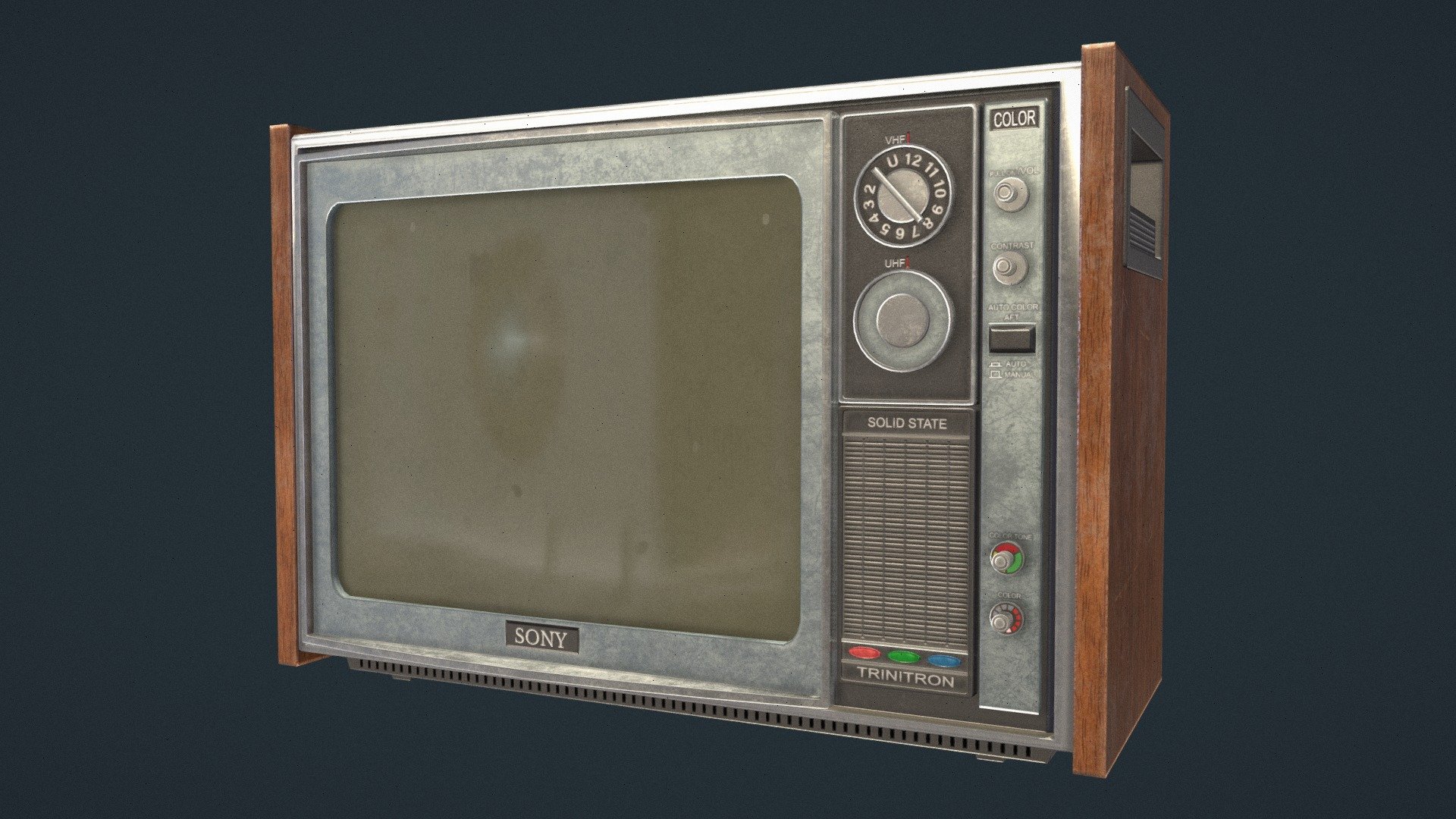 Sony Trinitron KV-1300E - 3D model by Mher3D [87ebced] - Sketchfab