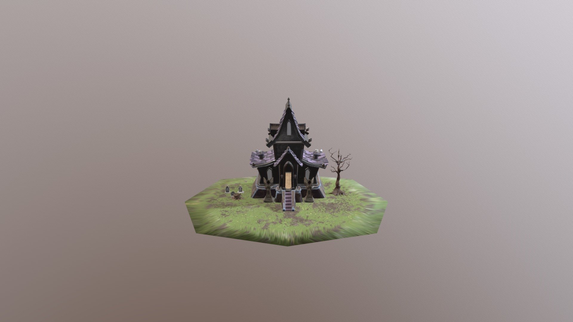 Haunted House - 3D model by alejandroescobar [87ed64f] - Sketchfab