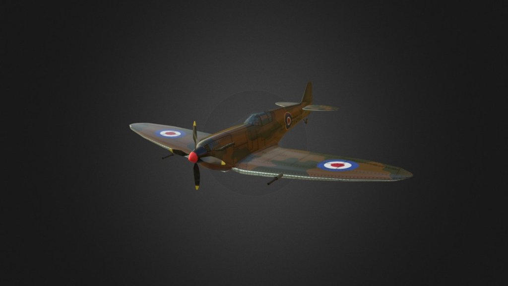 Spitfire - 3D model by pexze [87ed91a] - Sketchfab