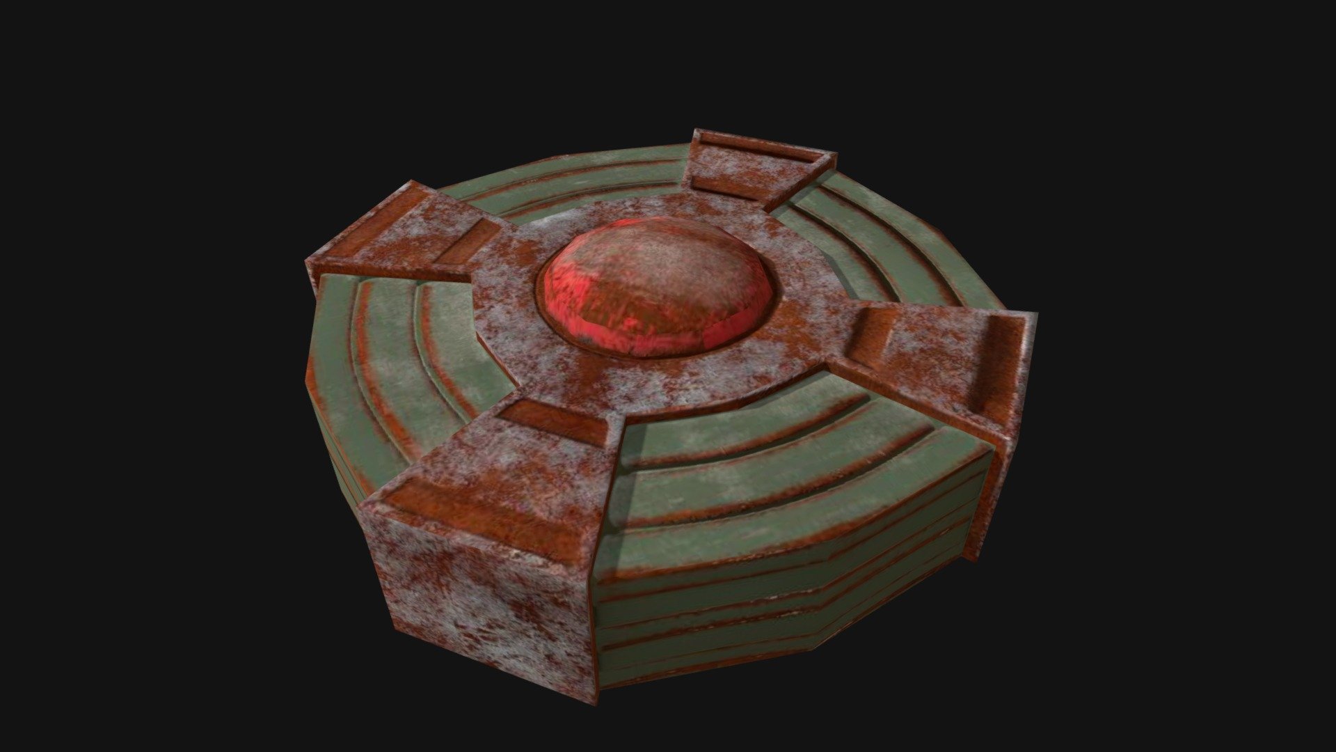 Low Poly Rusted Landmine - Buy Royalty Free 3D model by WSM Game Studio ...