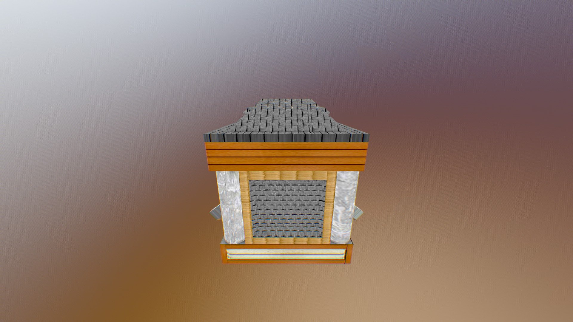 Temple (Textured) - 3D model by Tony Kok (@TonyKokDesigns) [87ee892 ...